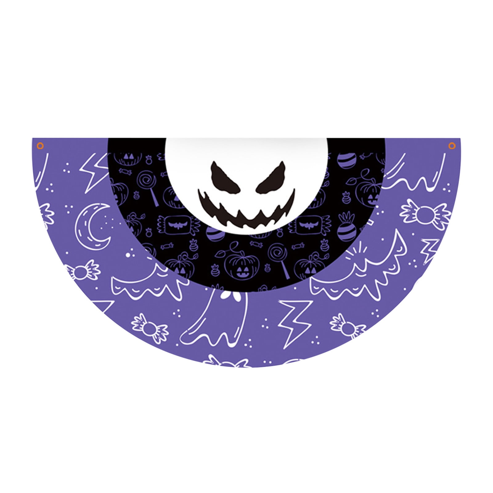 NSESSHome Flag Bunting Halloween Bunting Half Fan Hanging Flag Banner ...