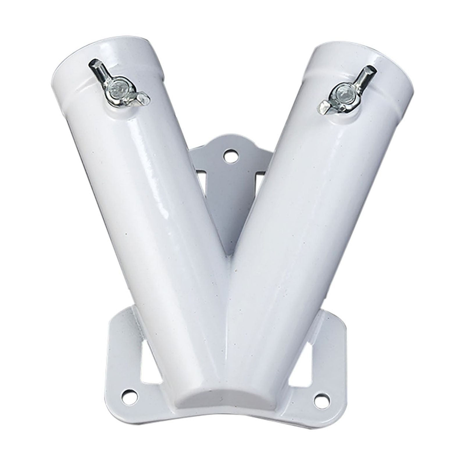 NSESSHome Flag Pole Holder, Double Hole Bracket Flag Mount for Outside ...