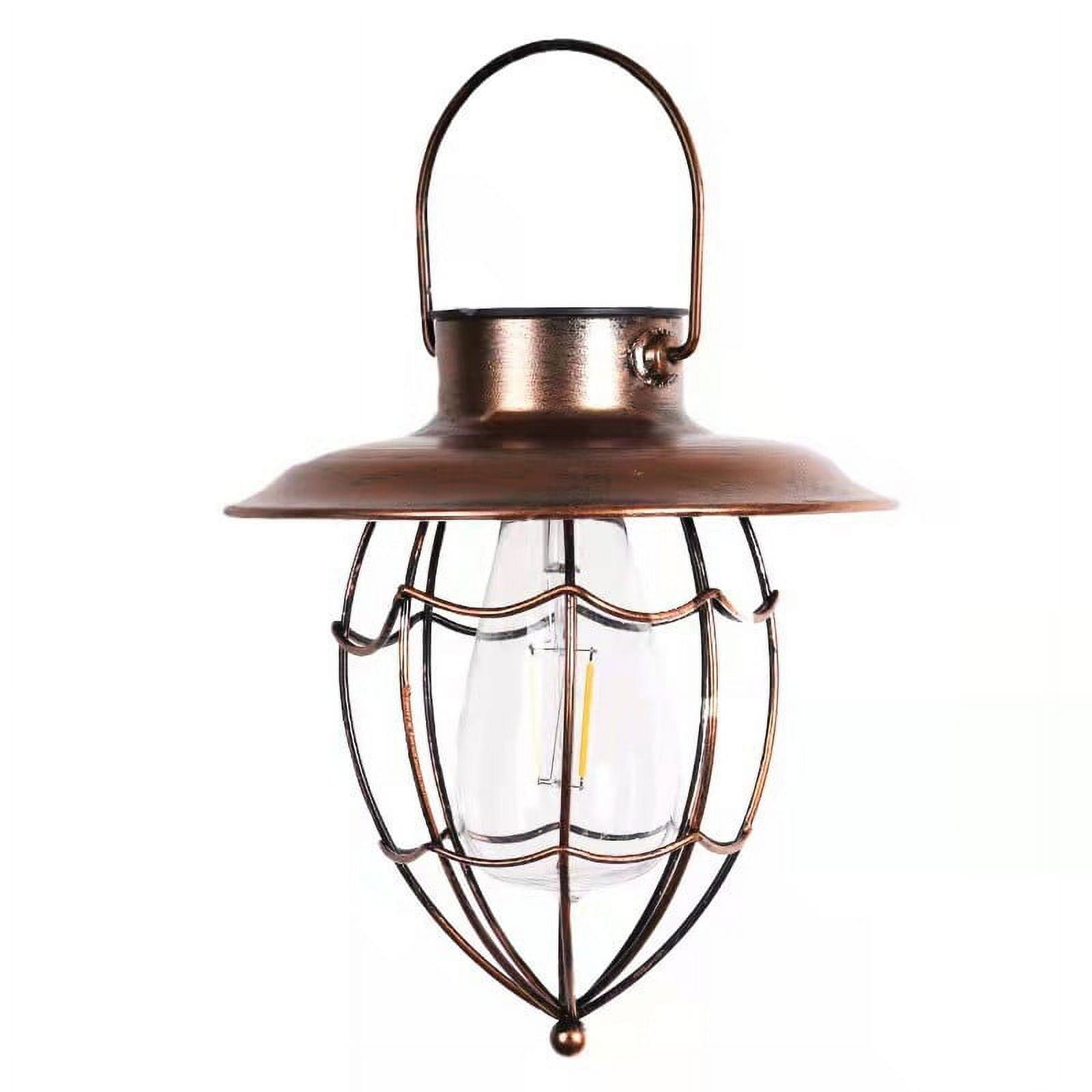 NSESSHome Hanging Solar Lantern, Country Solar Light Lantern ...
