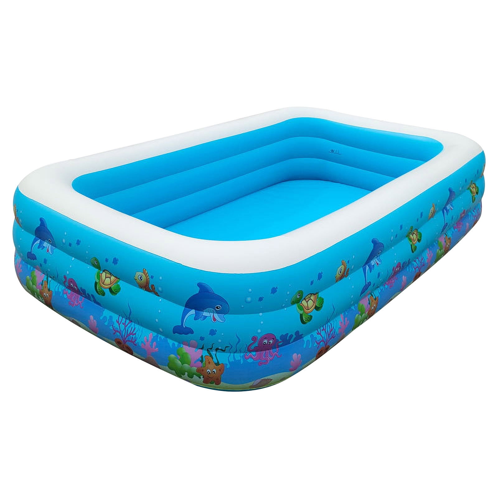 NSESSHome Inflatable Kiddie Pool, Inflatable Pool with Inflatable Soft ...