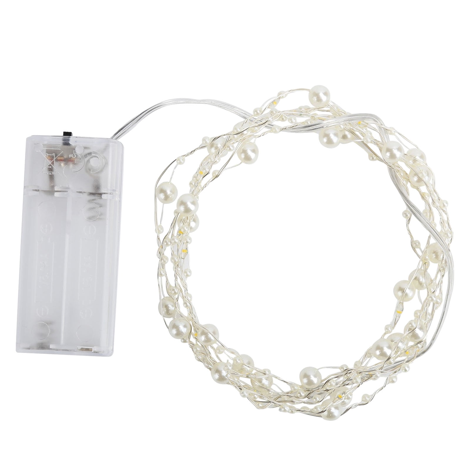NSESSHome Pearl Glarand Battery Operated Fairy String Lights Function ...