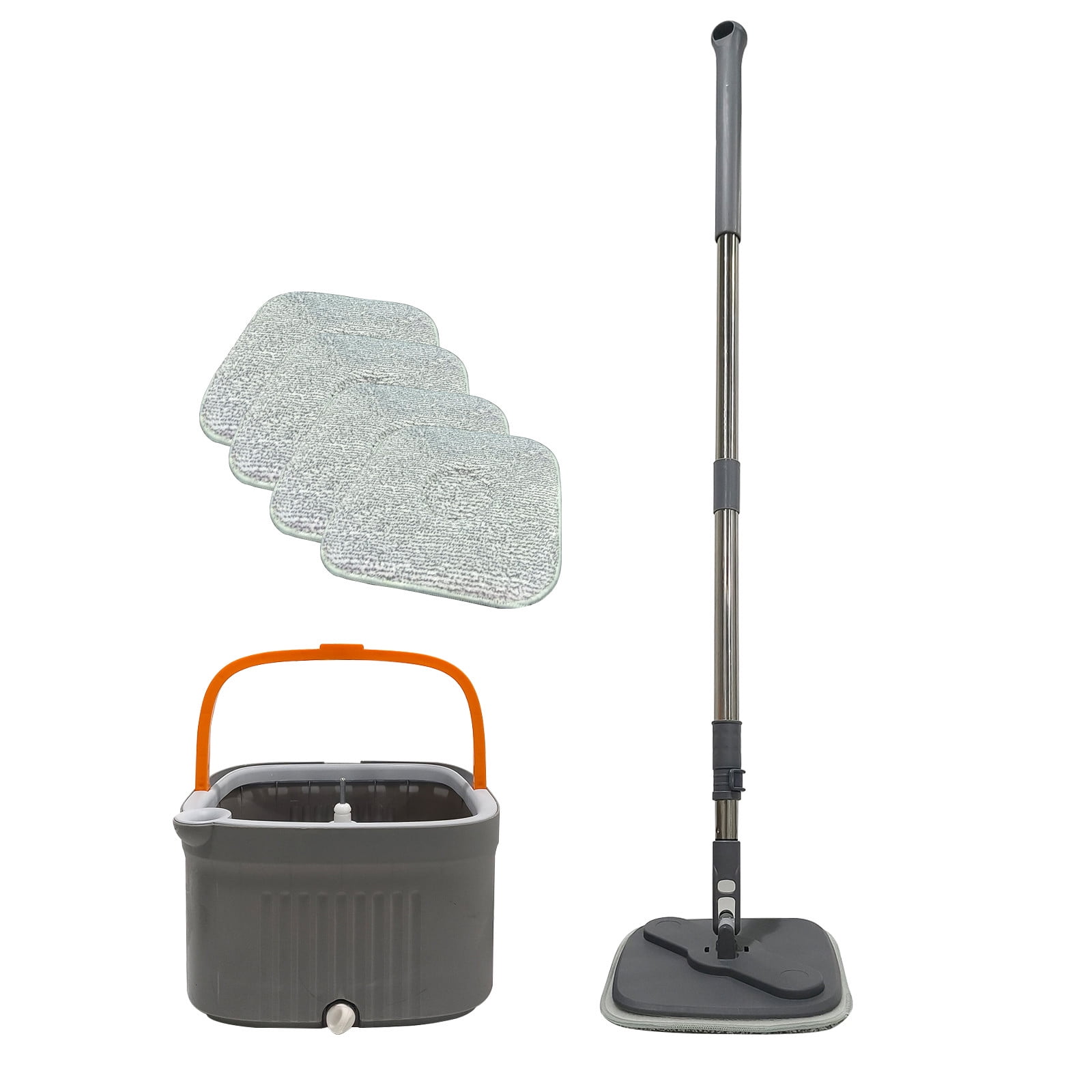 NSESSHome Spin Mop and Bucket Set with Separation Dirty and Clean Water ...