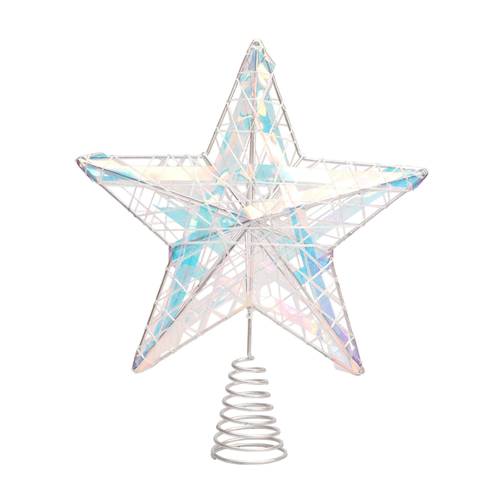 NSESSHome Star Christmas Tree Topper, Rustic Farmhouse Xmas Treetop ...