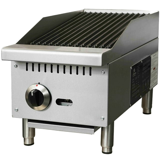 NSF 12 in. Radiant Broiler, Commercial Gas Charbroiler, Charbroil Grill ...
