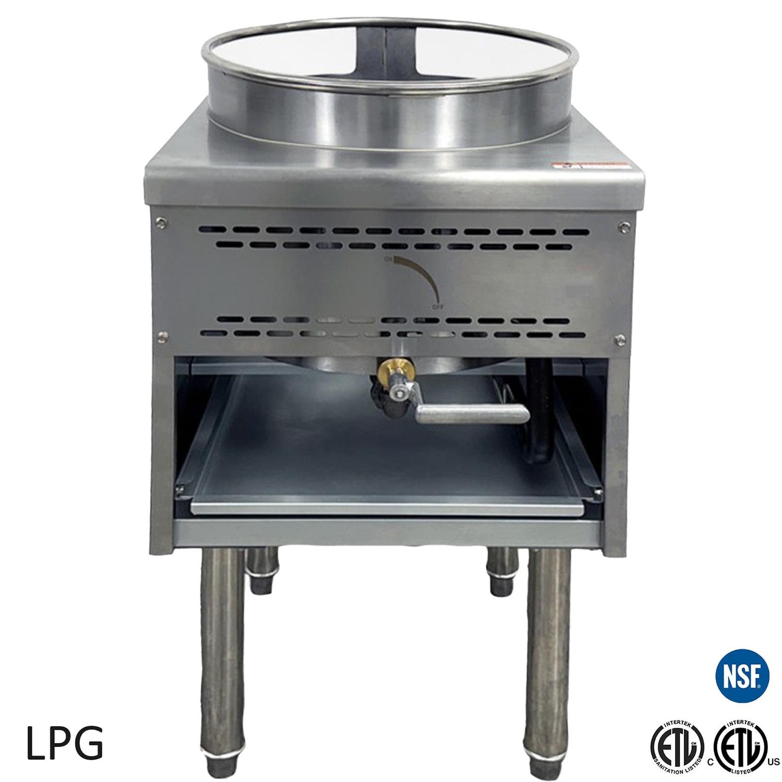 NSF 16" One-Hole Chinese Wok Range – Propane (LP) | 160,000 BTU ...