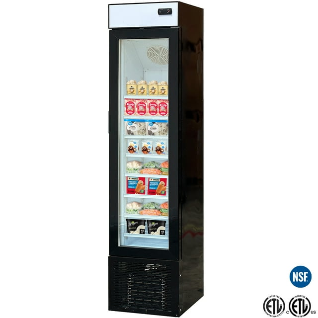 Elite Kitchen Supply 16.6in. Single Glass Door Upright Commercial ...