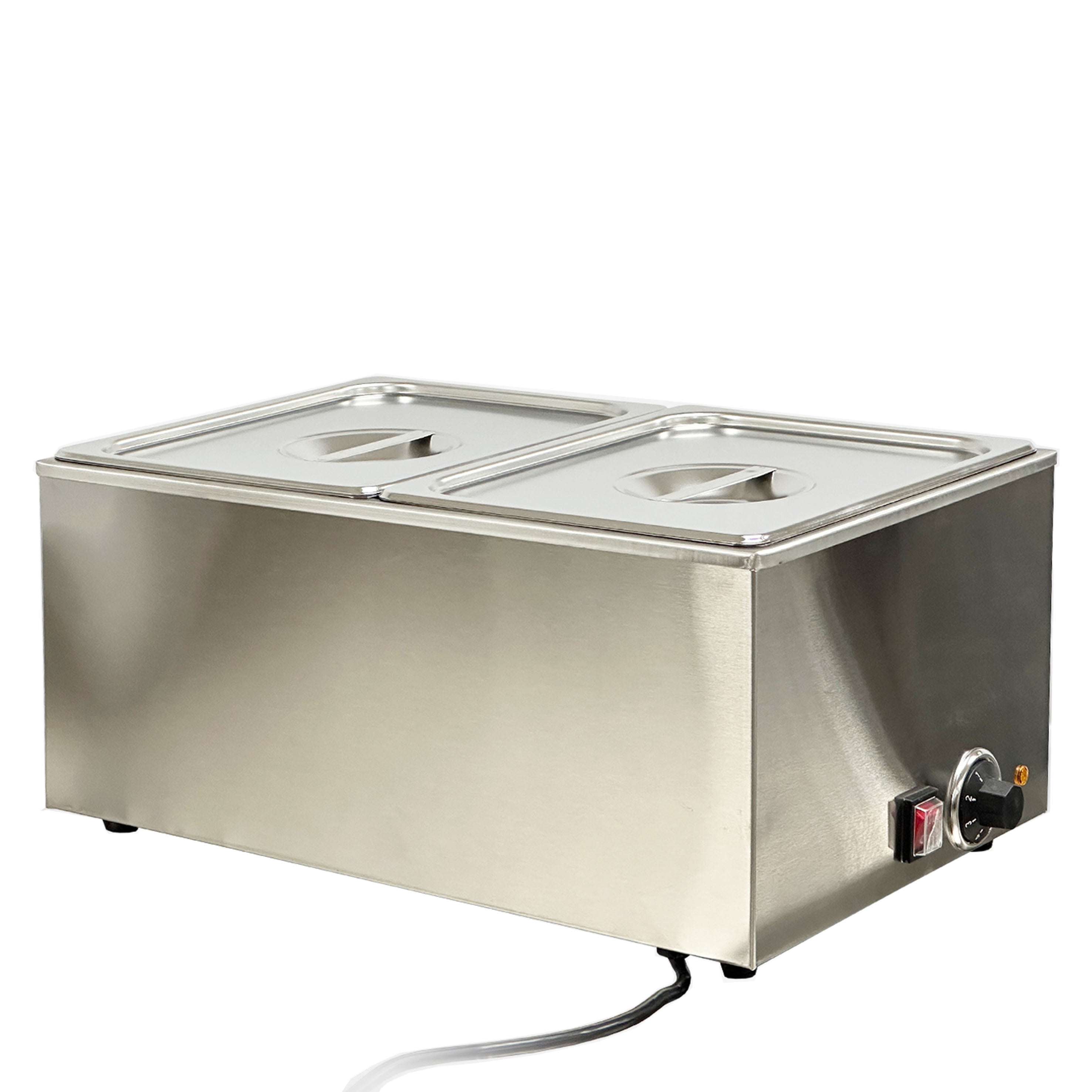 NSF 2 Containers Countertop Electric Food Warmer ZCK165B-2 - Walmart.com