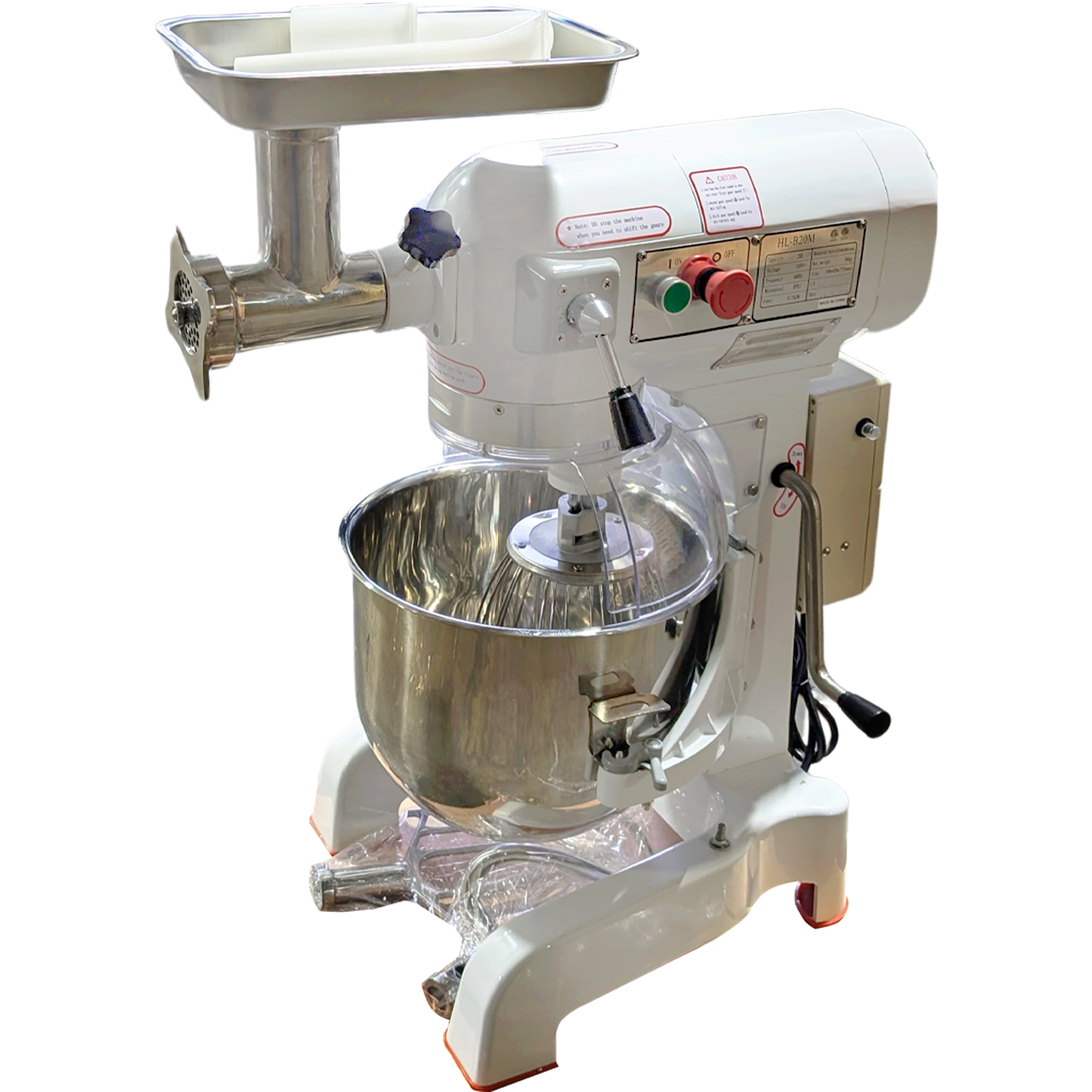 NSF 20 Qt commercial Dough Mixers With Mincer Head, 110V Electric Dough ...