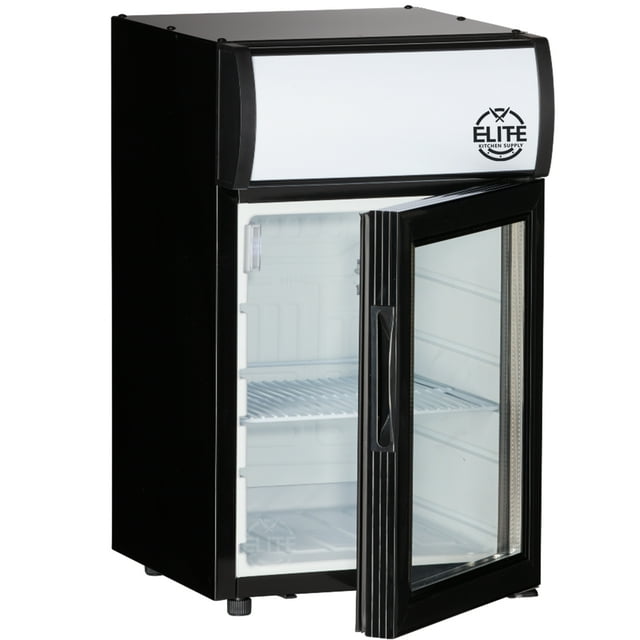 NSF 20in. Glass Door Countertop Display Beverage Cooler, Merchandiser ...