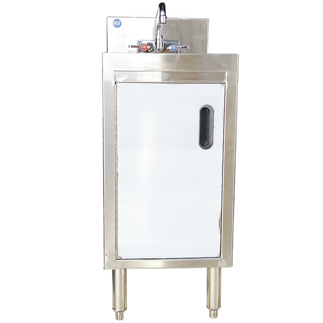 NSF 35 in.H Portable Sink, Utility Sink, Stainless Steel Hand-Washing ...