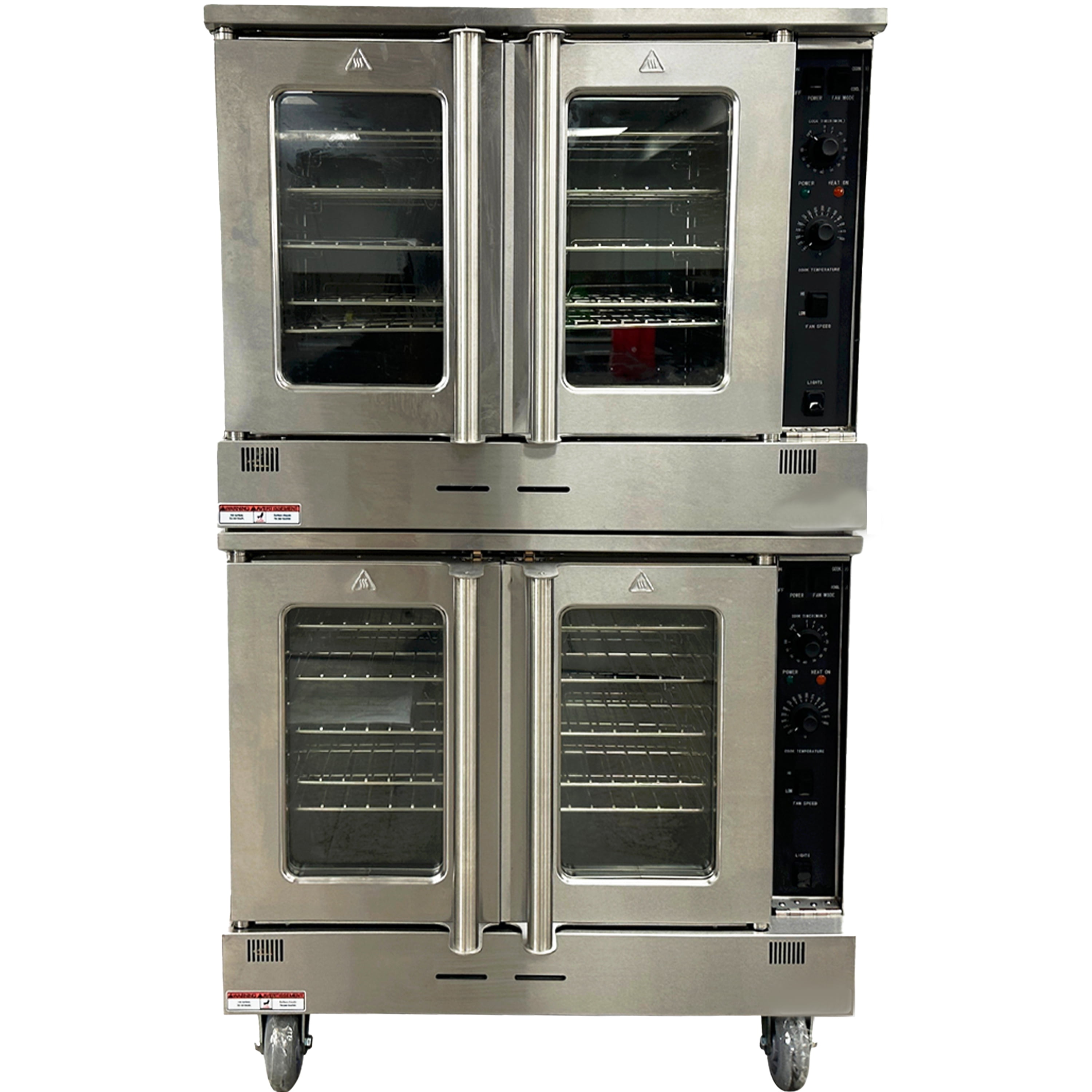 NSF 38''x31''x66'' Convertible Gas Convection Oven 2 Deck Commercial ...