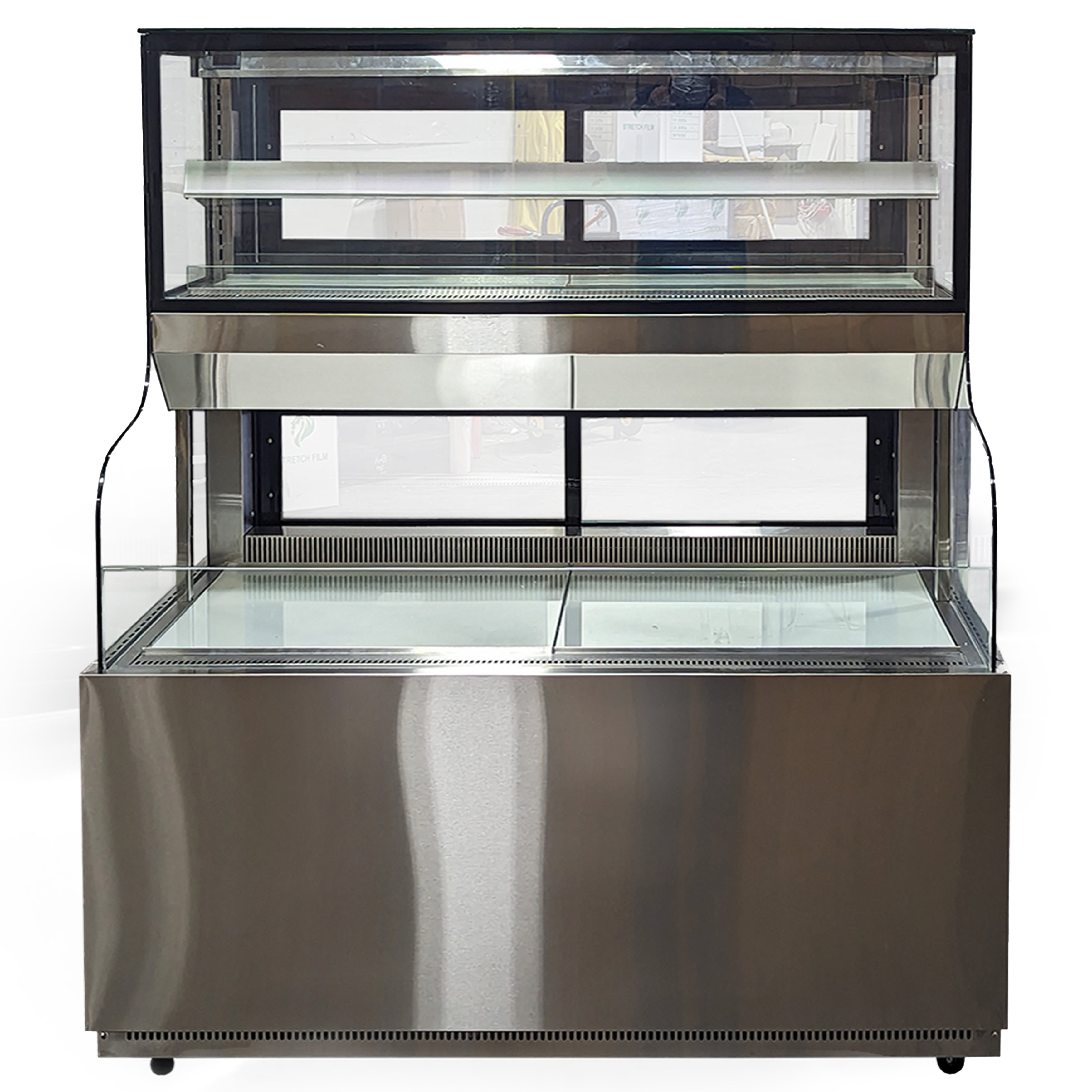 NSF 51 in. Open Air Cooler Display Case Refrigerator 19 Cu.Ft ...