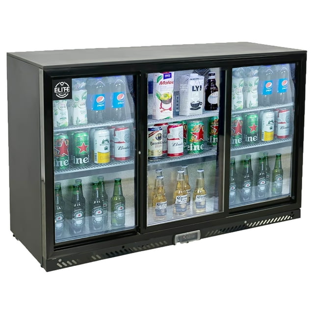 NSF 53 in. Commercial Merchandiser Beverage Back Bar Cooler Slide Door ...