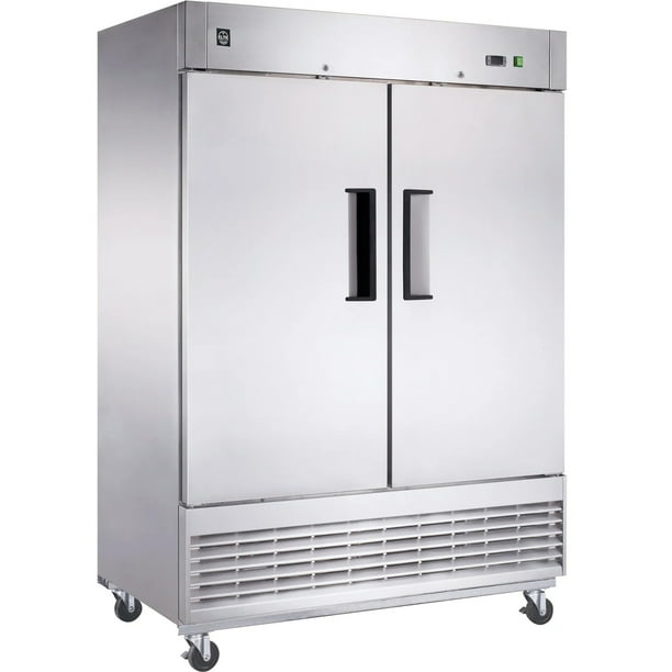 NSF 54 in. Two Door Reach-In Freezer 42 Cu. Ft. Commercial Freezer ...