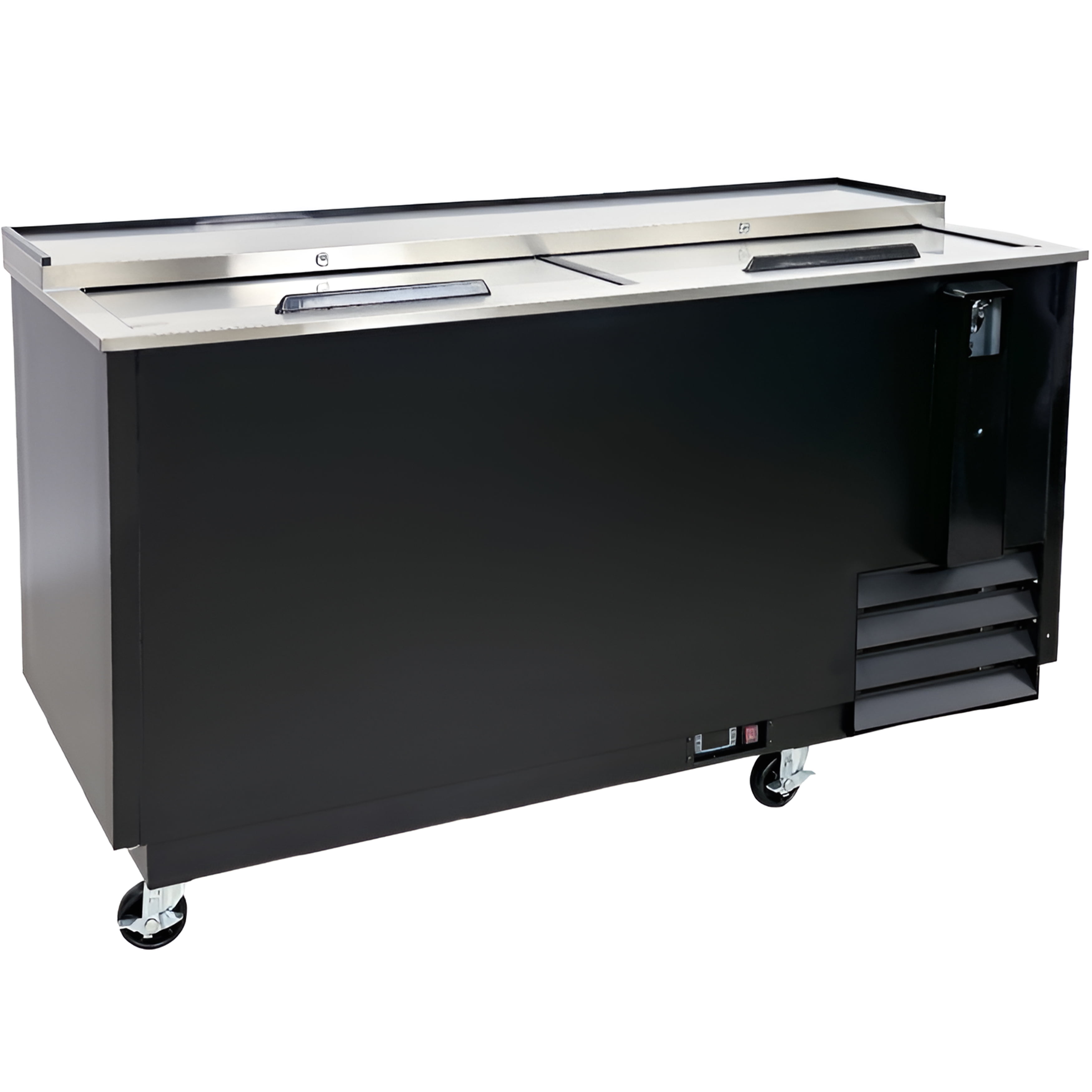 NSF 65 in. Commercial Back Bar Horizontal Beer Bottle Cooler 19 Cu.Ft ...