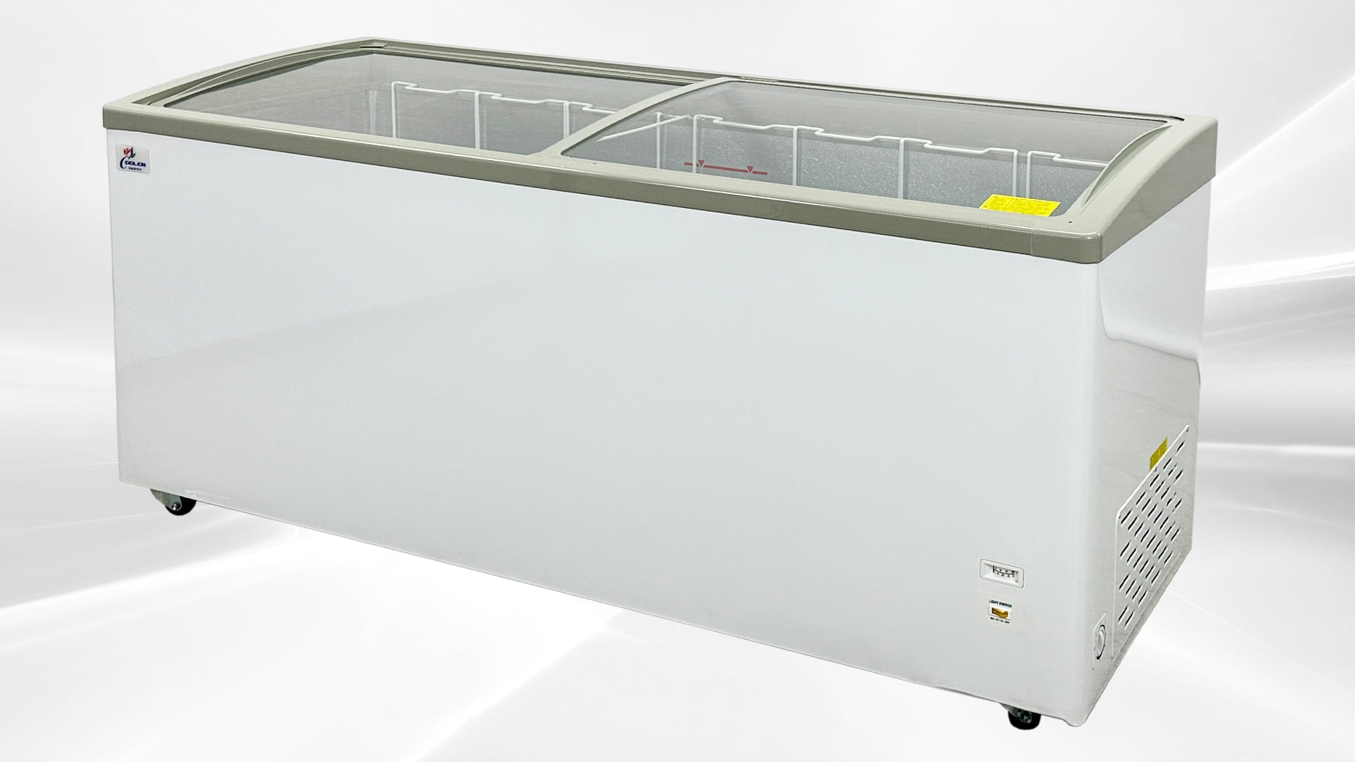 Cooler Depot 72 In. 17 Cu.ft Chest Glass Door Freezer SD651S, NSF ...