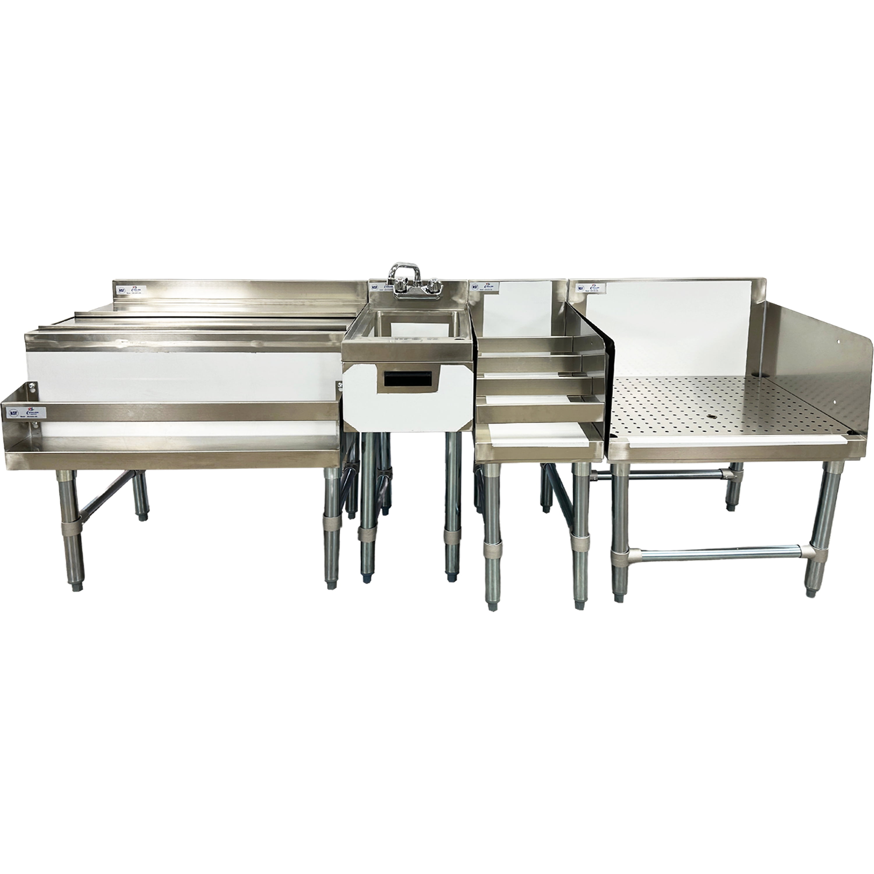 NSF 78 in. Commercial Underbar Counter Cocktail Drink Station ...