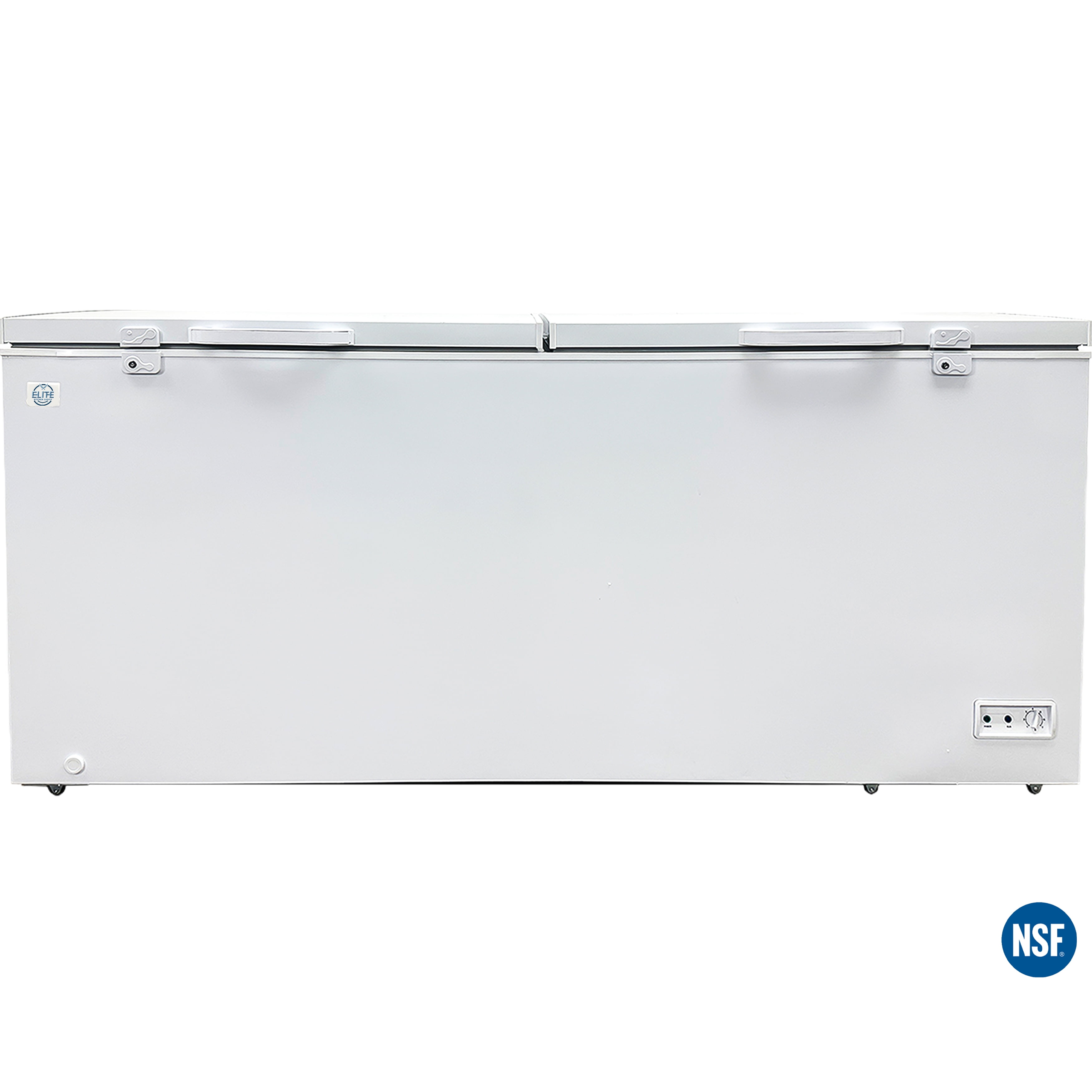 NSF 79 in. Solid Door Commercial Chest Freezer 30 Cu. Ft. Two Door ...