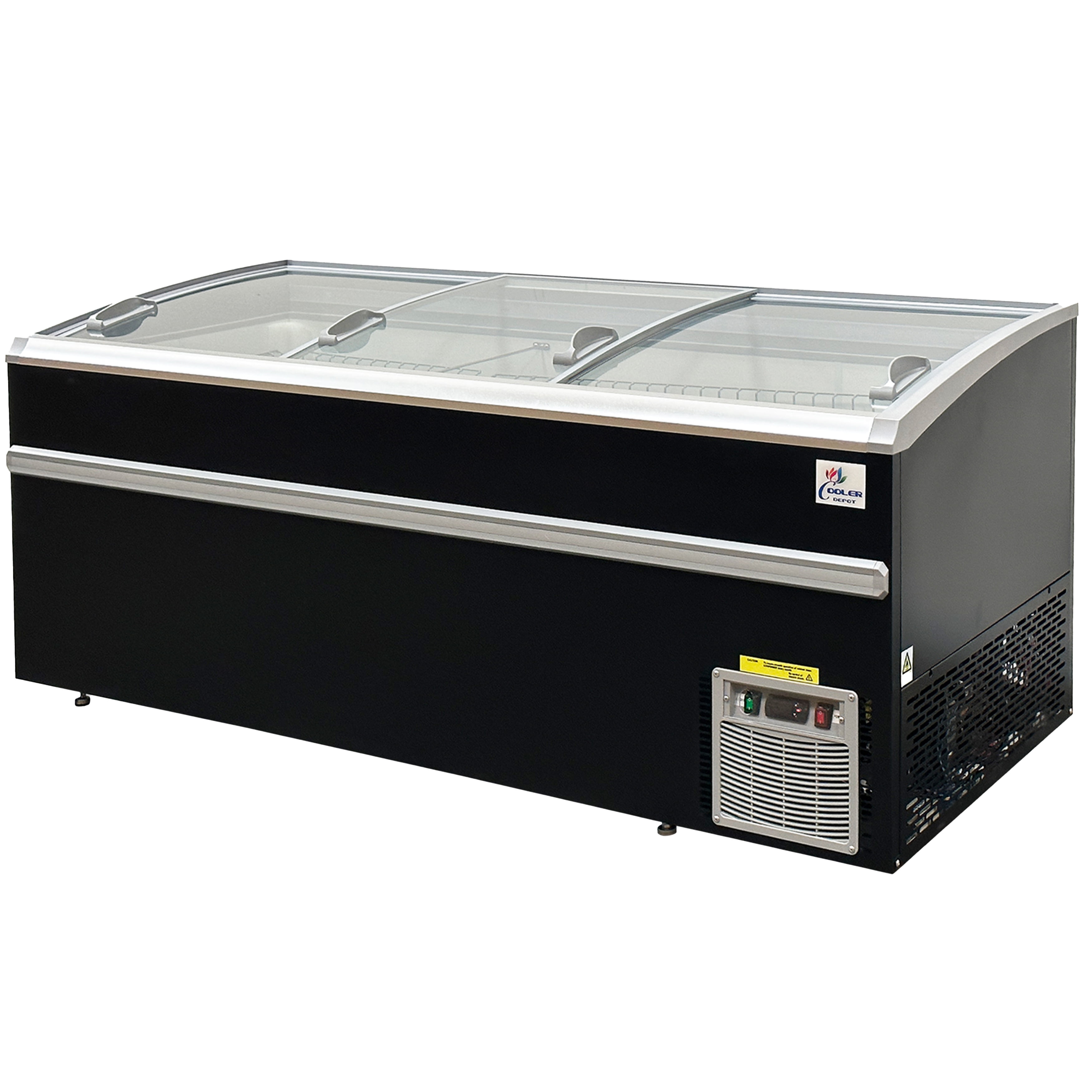 NSF 83 in. Display Chest Freezer 33.7 Cu.Ft. Automatic Defrost Chest ...