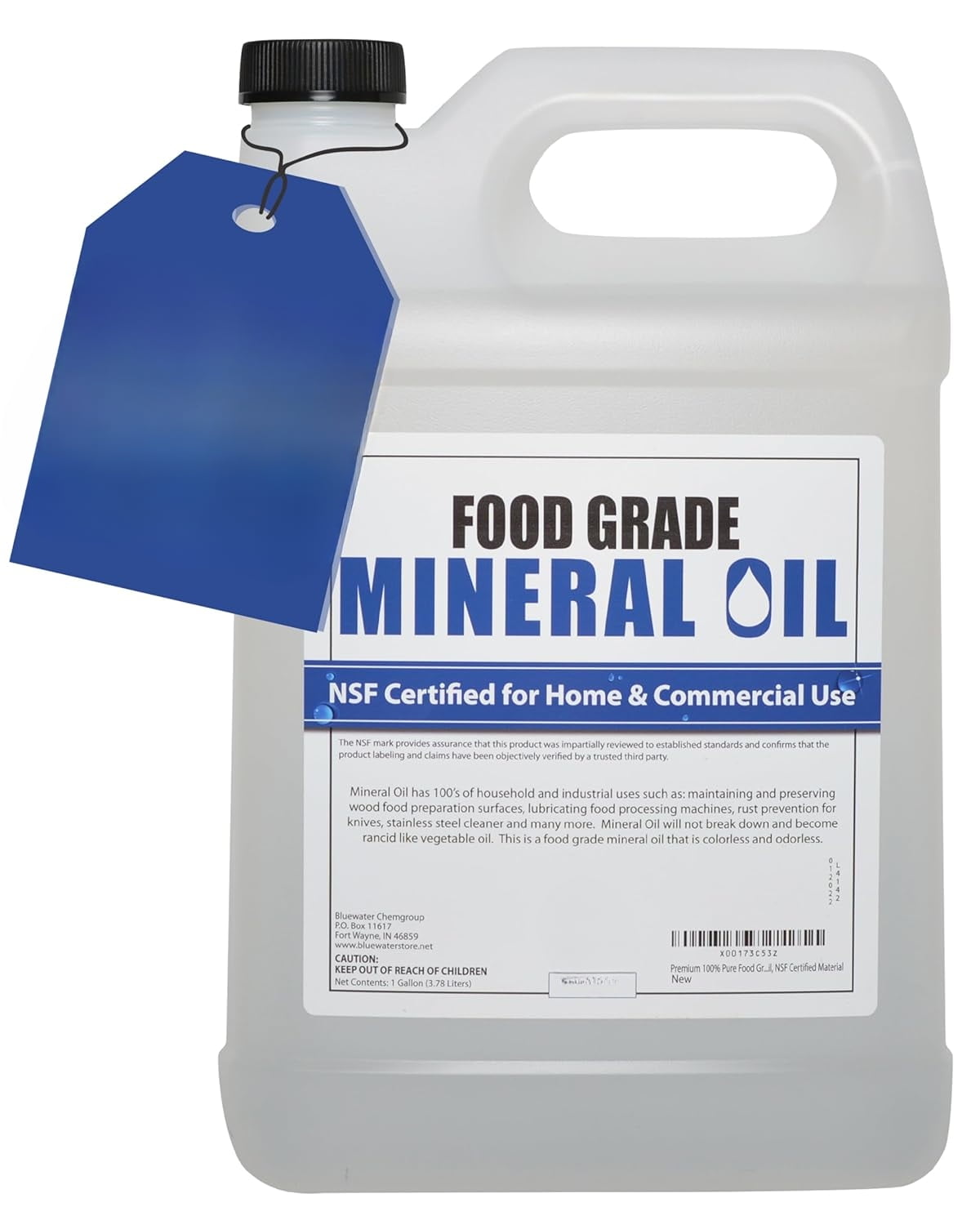 NSF Certified Food Grade Mineral Oil - Gallon (128oz), Certified Food ...