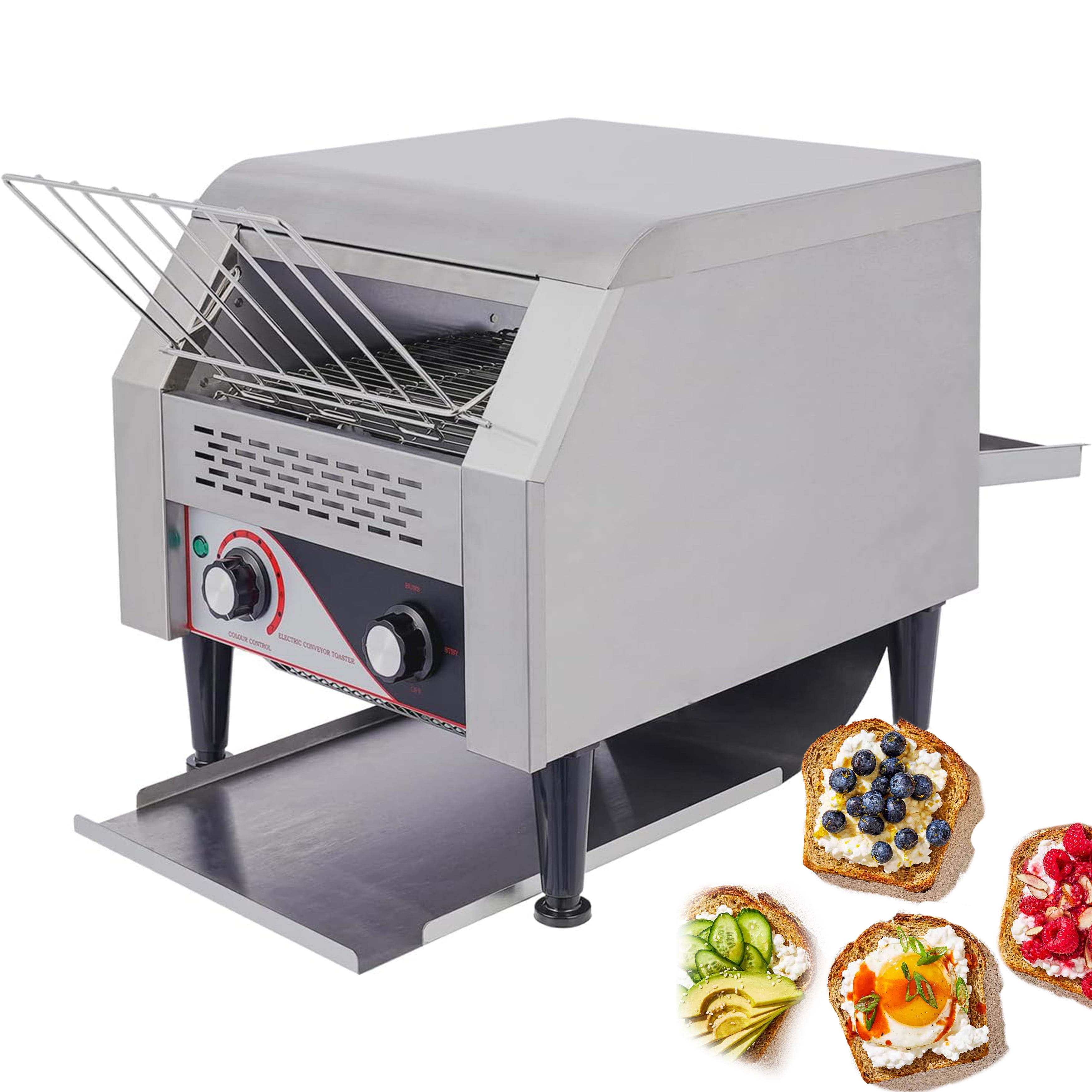 NSF Conveyor Toaster 300 Slices/Hour, Commercial Bread Toaster Bagel ...