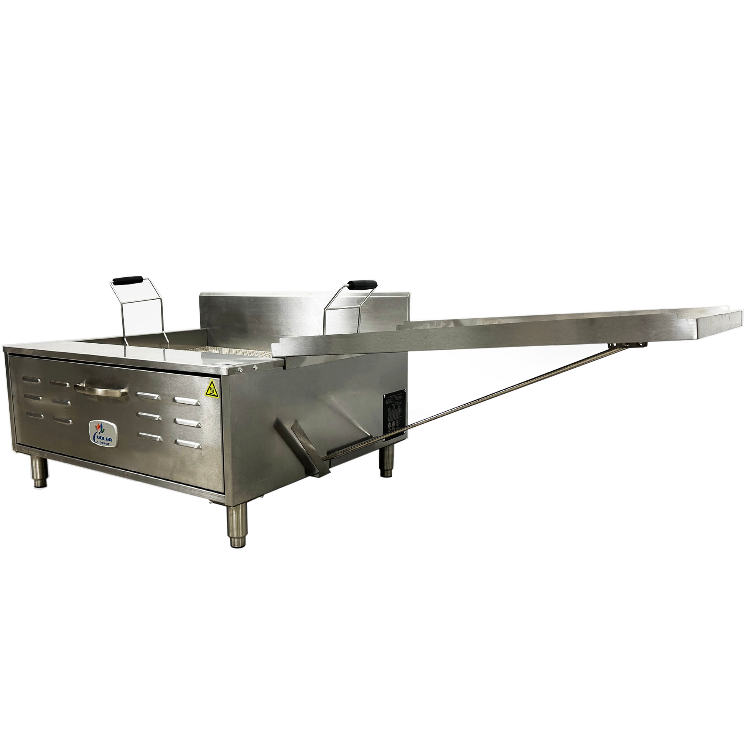 NSF Flat Bottom Funnel Cake Donut Donuts Fryer CTF-3R - Walmart ...