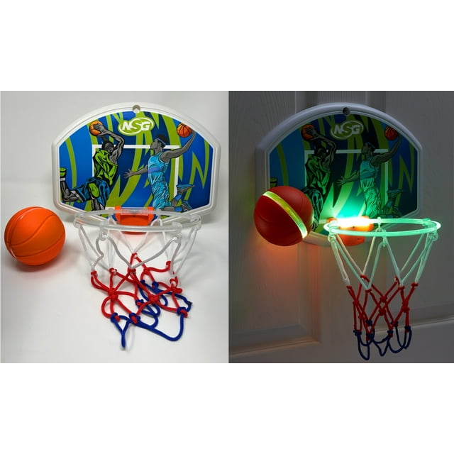 NSG LED Light Up Basketball Toy Set, Kids Game Gift, Sports Shooting ...