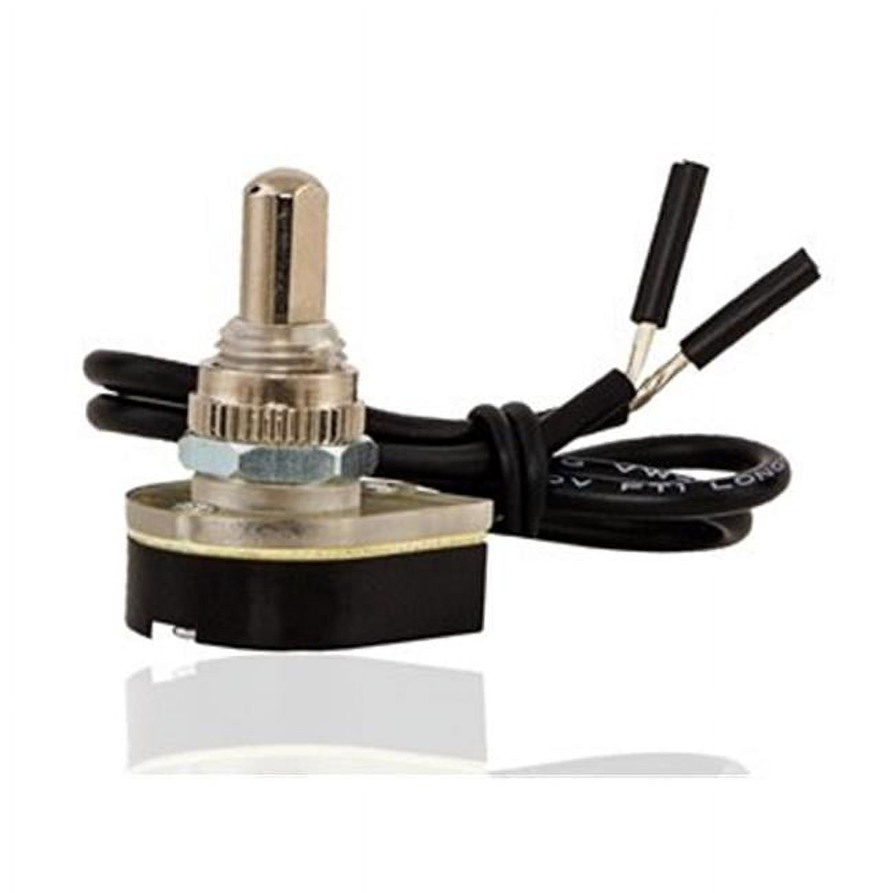 NSI Industries 76056PS Pushbutton On-Off Spade Switch - Nickel ...