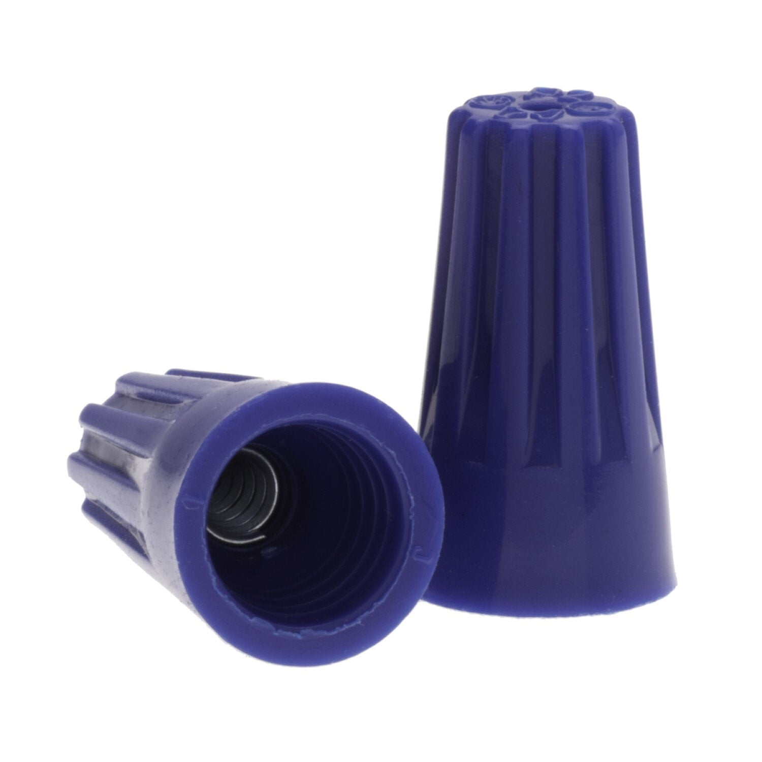 NSI WC-B-C Standard Blue Wire Connector with Quick-Grip Spring, 100 ...