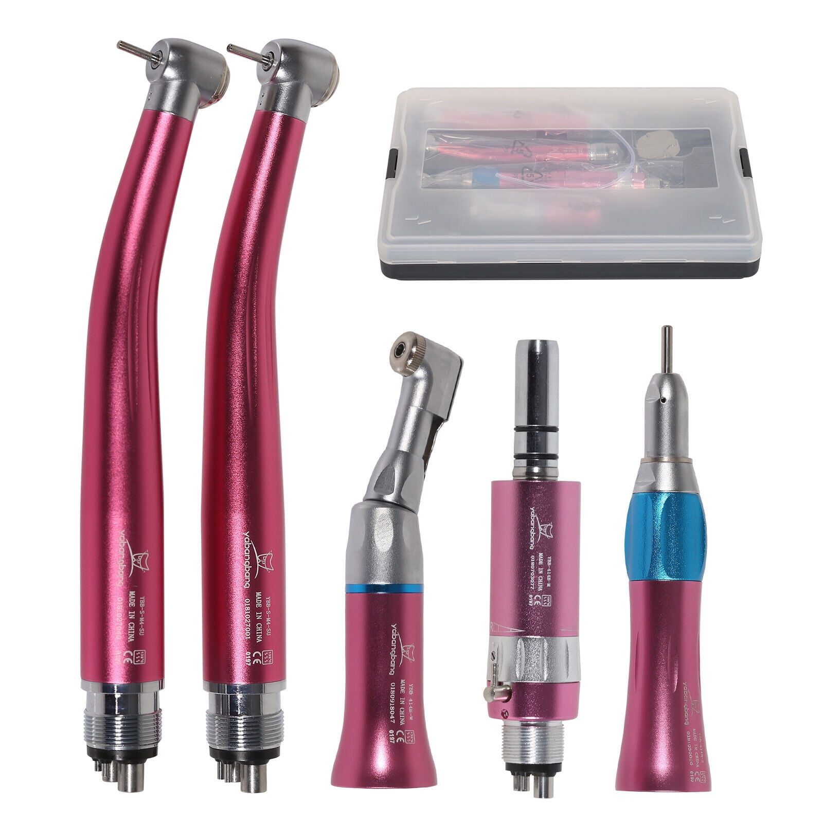 NSK Style Pana Max Dental High & Low Speed Handpiece Kit Contra Angle ...