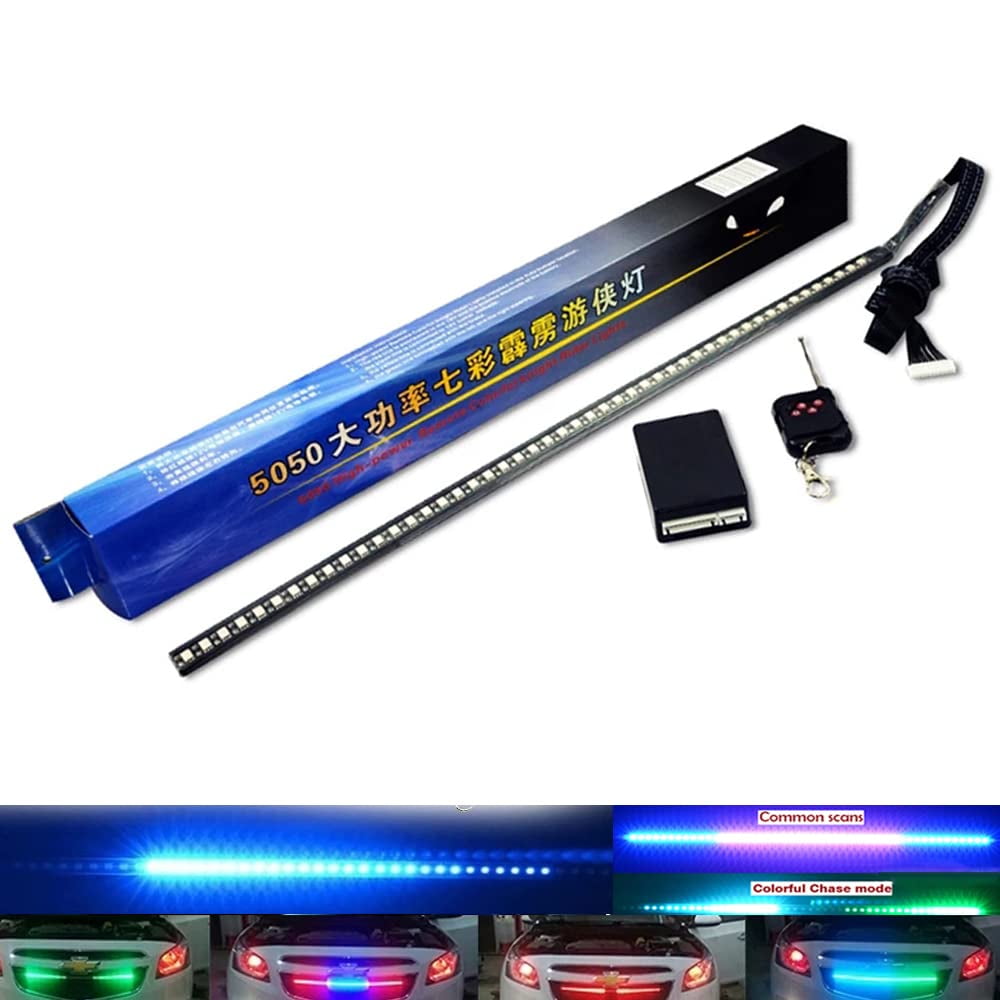 NSKANQI RGB LED Knight Rider Scanner Light Strip 22'' 48-SMD ...