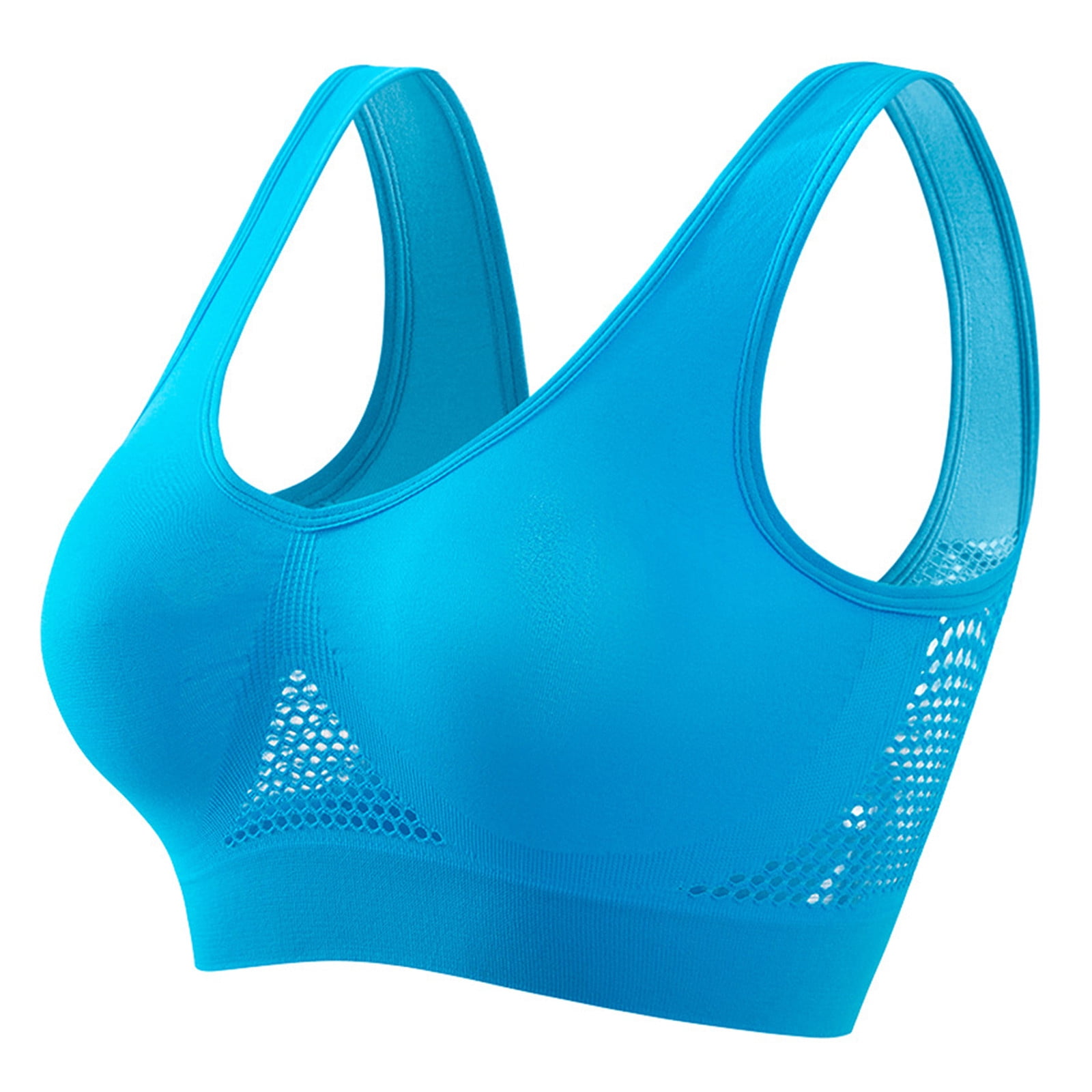 NSLGXD Sports Bras for Women Large Bust Hollow Mesh Bralettes ...