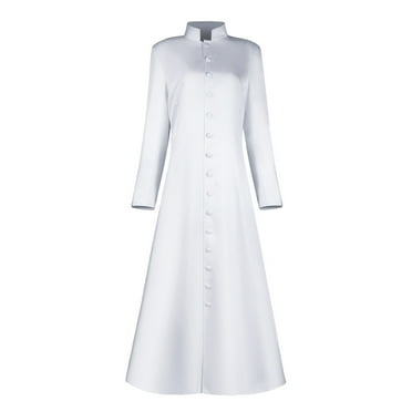 NSLGXD Womens Cassock Minister Robe Clergy Roman Choir Cassock Adults ...