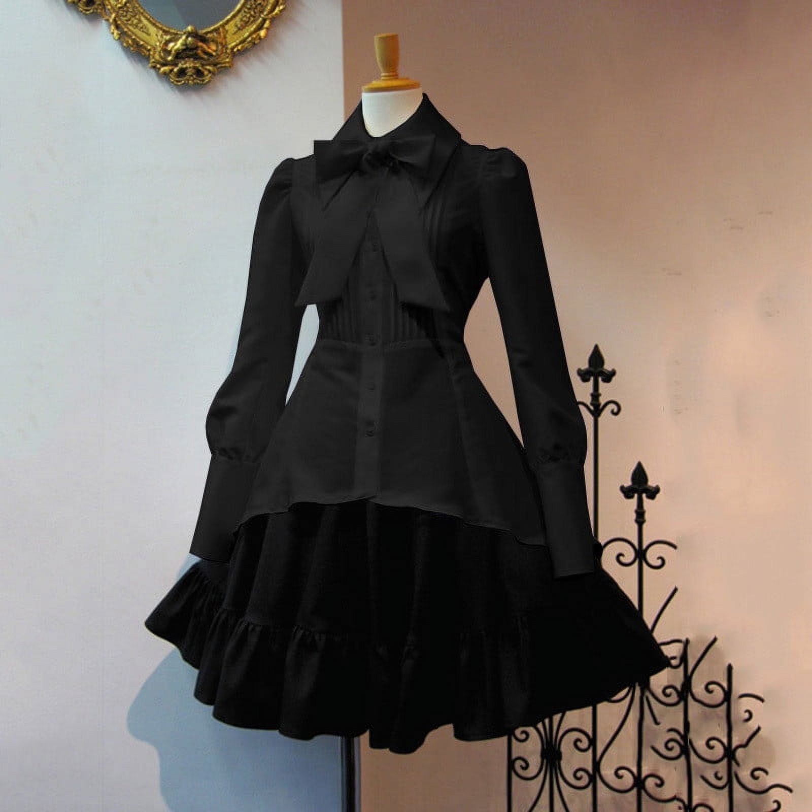 NSLGXD Womens Girls Sweet Lolita Dress Princess Court Party Cosplay ...