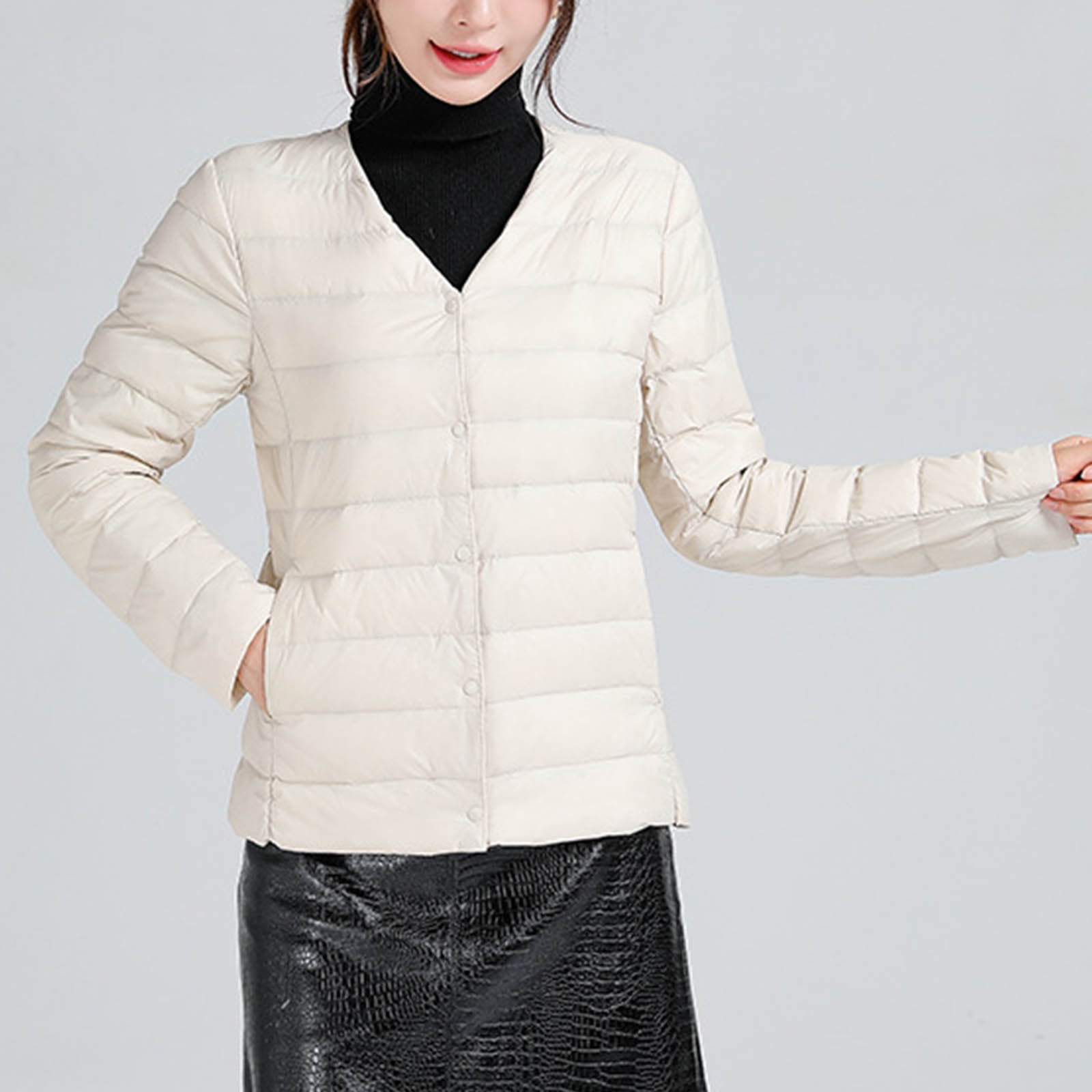 NSLGXD Womens Quilted Puffer Jackets 2024 Ultra Lightweight Packable ...