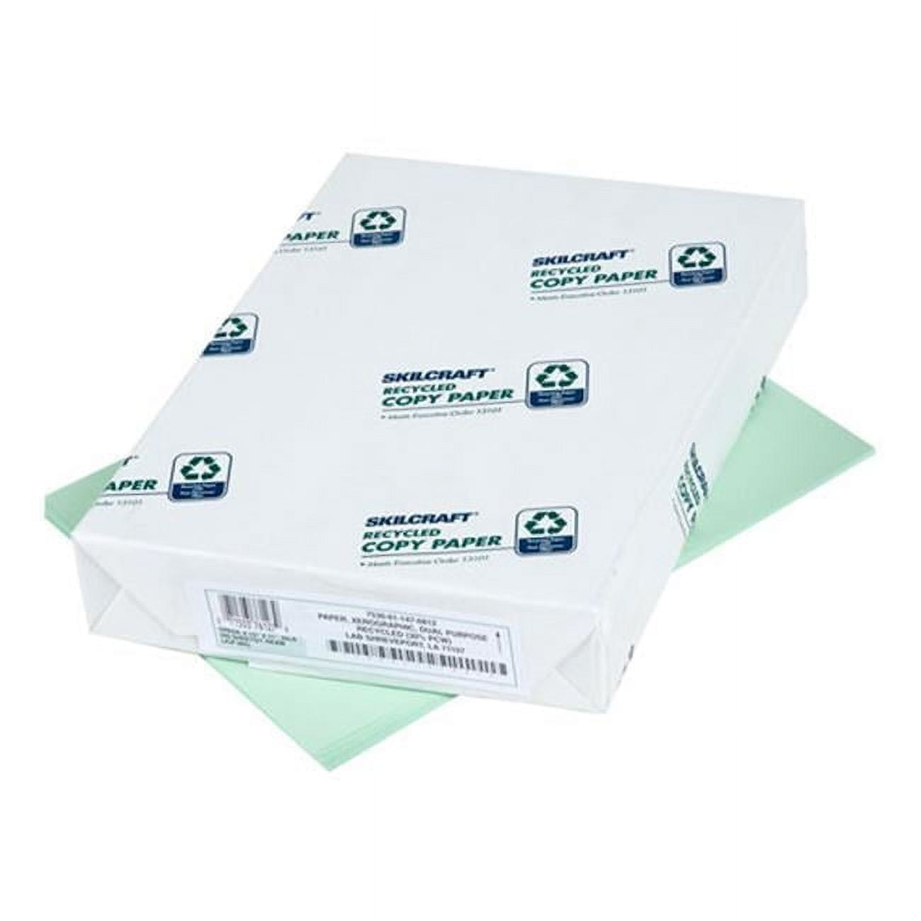 NSN 20 lbs Copy Paper Green - 8.5 x 11 in. - 5000 Sheets Box - Walmart.com