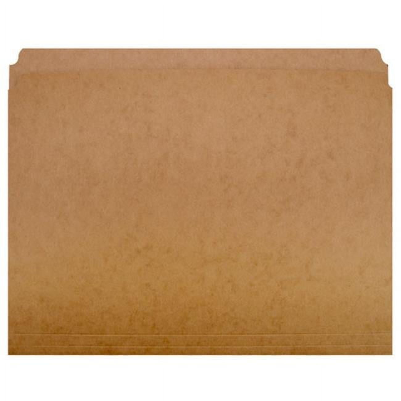 NSN Straight Cut Letter Paperboard File Folder, Brown - 100 Folders ...