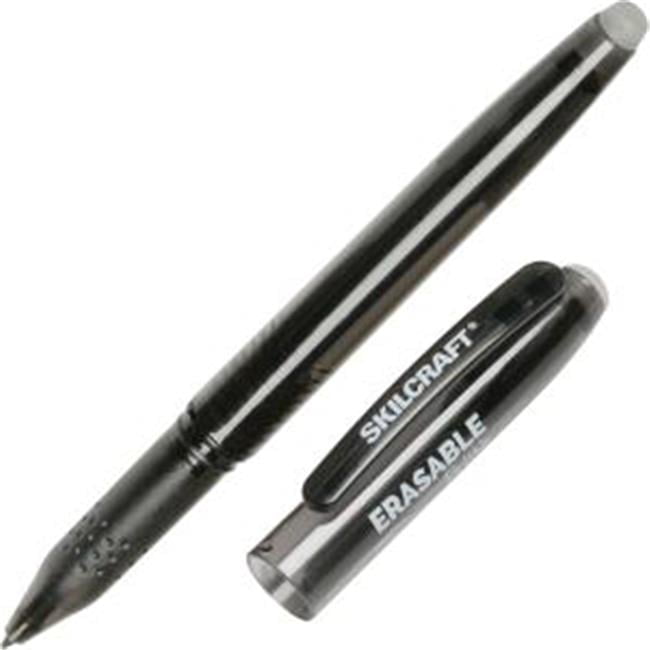 NSN6580391 0.7 mm Erasable Gel Stick Pen - Black - Walmart.com
