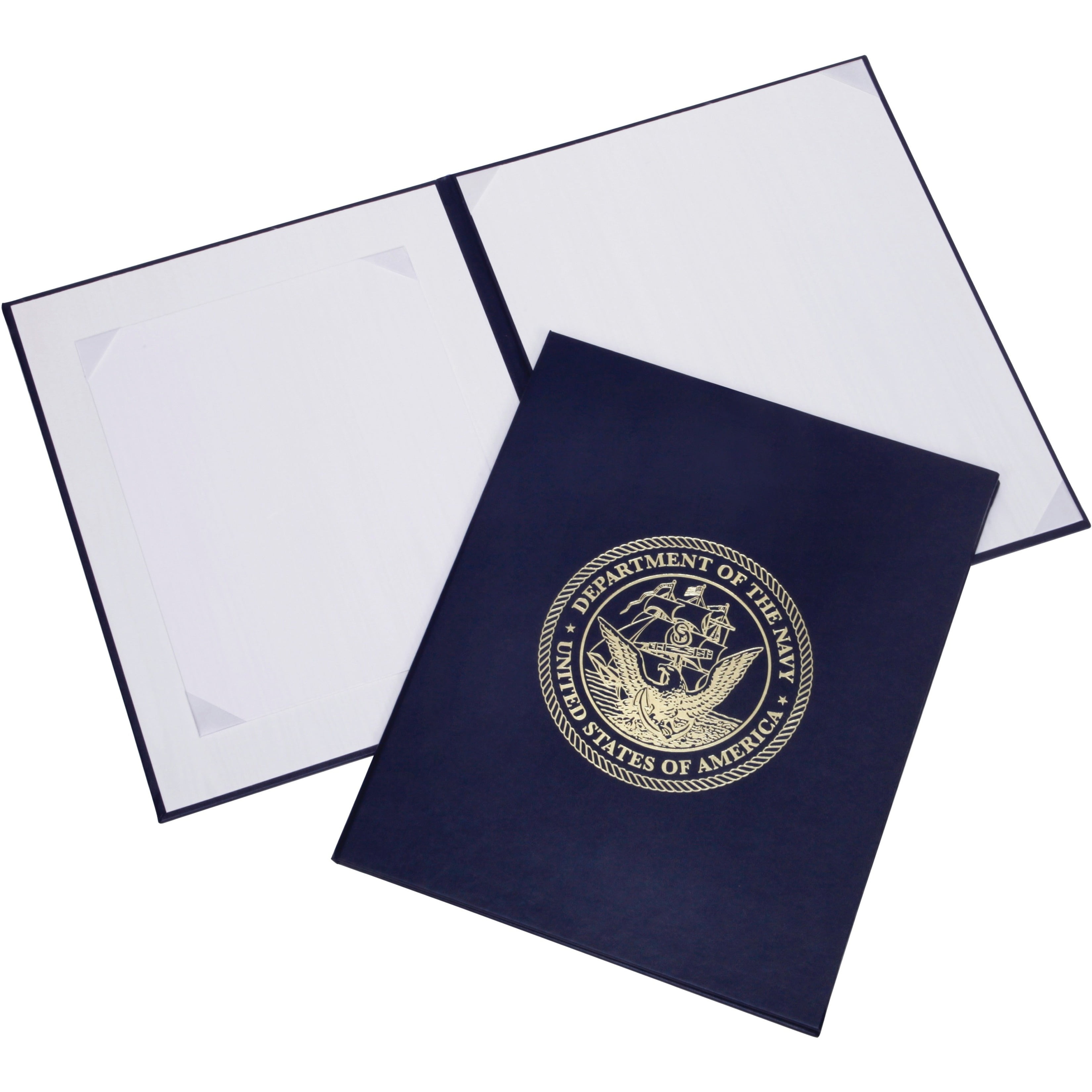 SKILCRAFT Military Seal Award Certificate Binder - Walmart.com