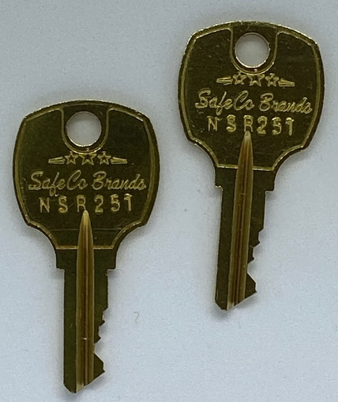 NSR251 Square D Electrical Panel Keys 2- Keys SafeCo Brands - Walmart.com