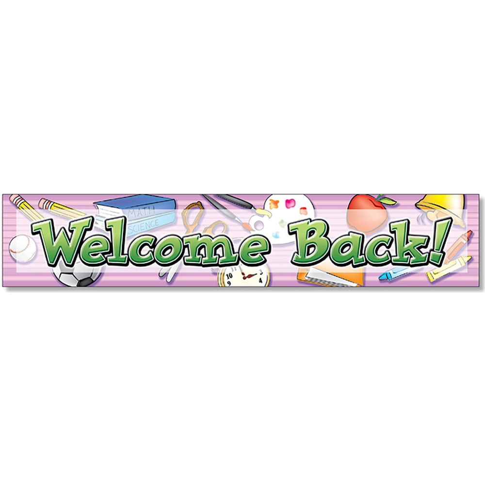 NST1202 - Welcome Back Banner by North Star Teacher Resource - Walmart.com