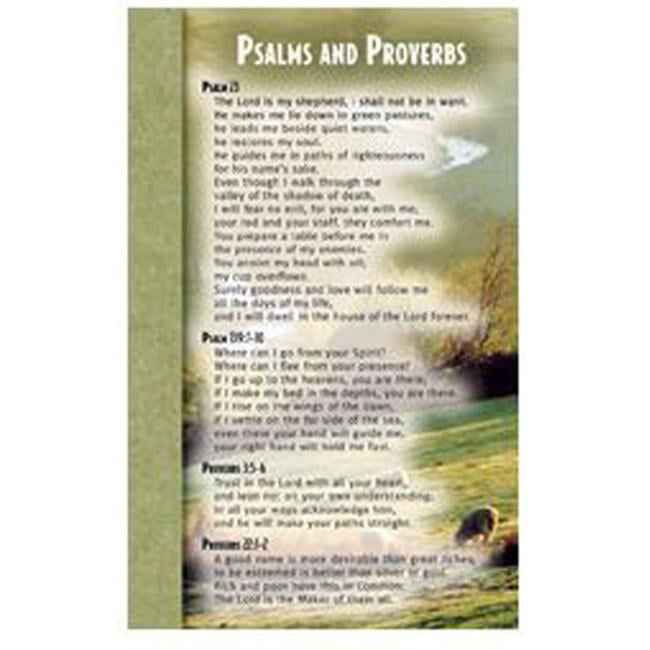 NST2106 - Psalms & Proverbs Memory Cards by North Star Teacher Resource ...