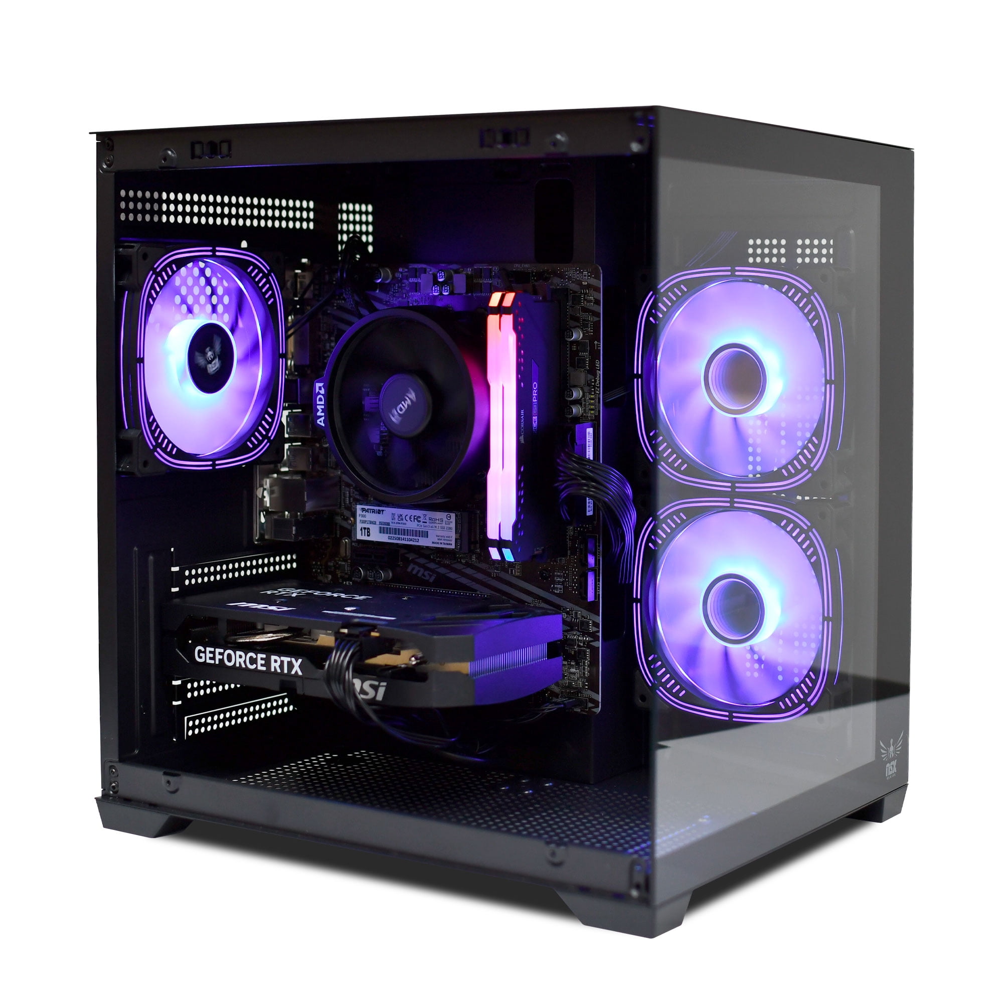 NSX GAMING PC - AMD Ryzen 5 5600XT 16G DDR4 SSD 1TB NVME RTX 5060 8GB ...