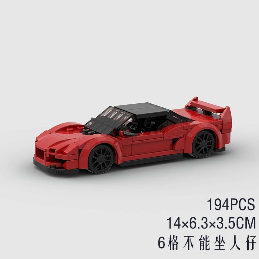 NSX MOC Car Speed Champions Super Race F1 Vehicle Building Block Racing ...