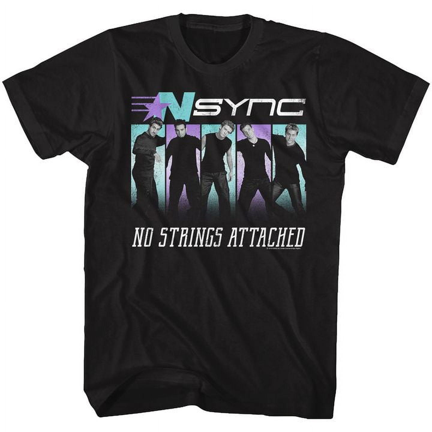 NSYNC Blue Purple Black Adult T-Shirt 5Xl - Walmart.com