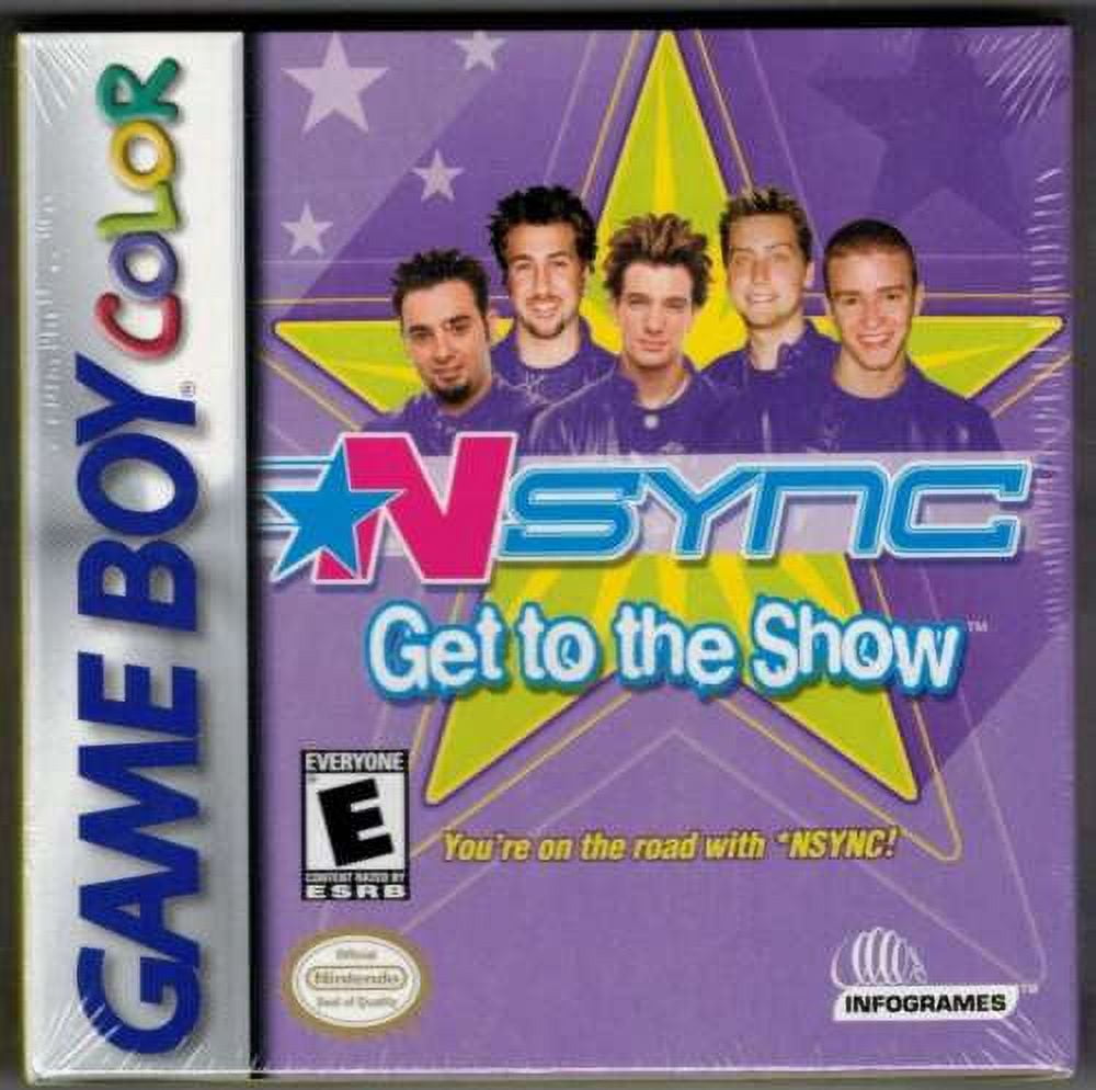 NSYNC Get to the Show GBC (Brand New Factory Sealed US Version) Game ...