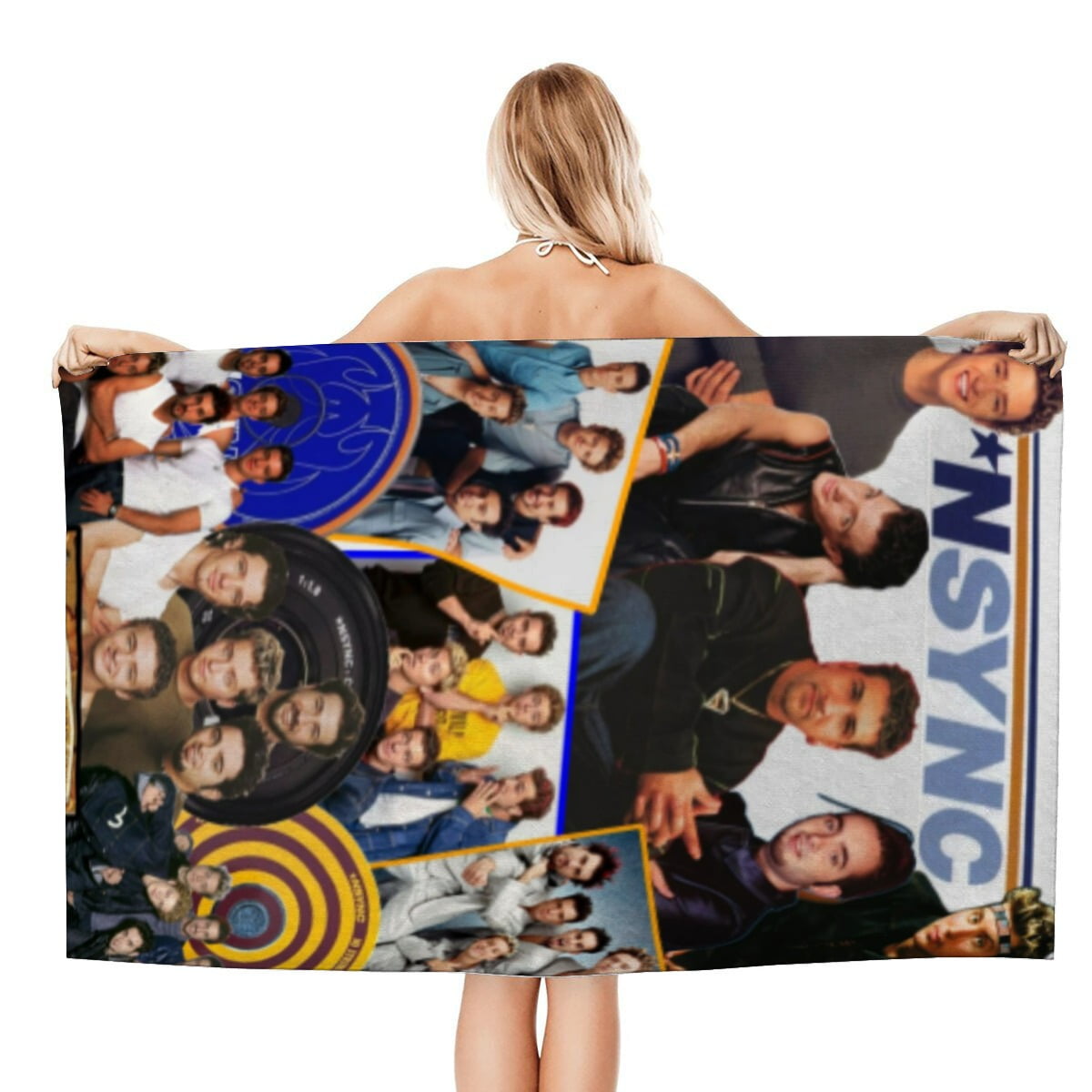 NSYNC Gifts Beach Towel for Women Girl Or Boys Birthday Inspired Fan ...