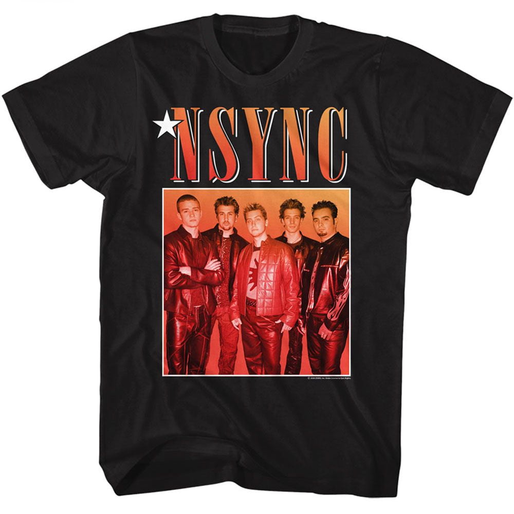 NSYNC Gradient Box Black Adult T-Shirt 6Xl - Walmart.com