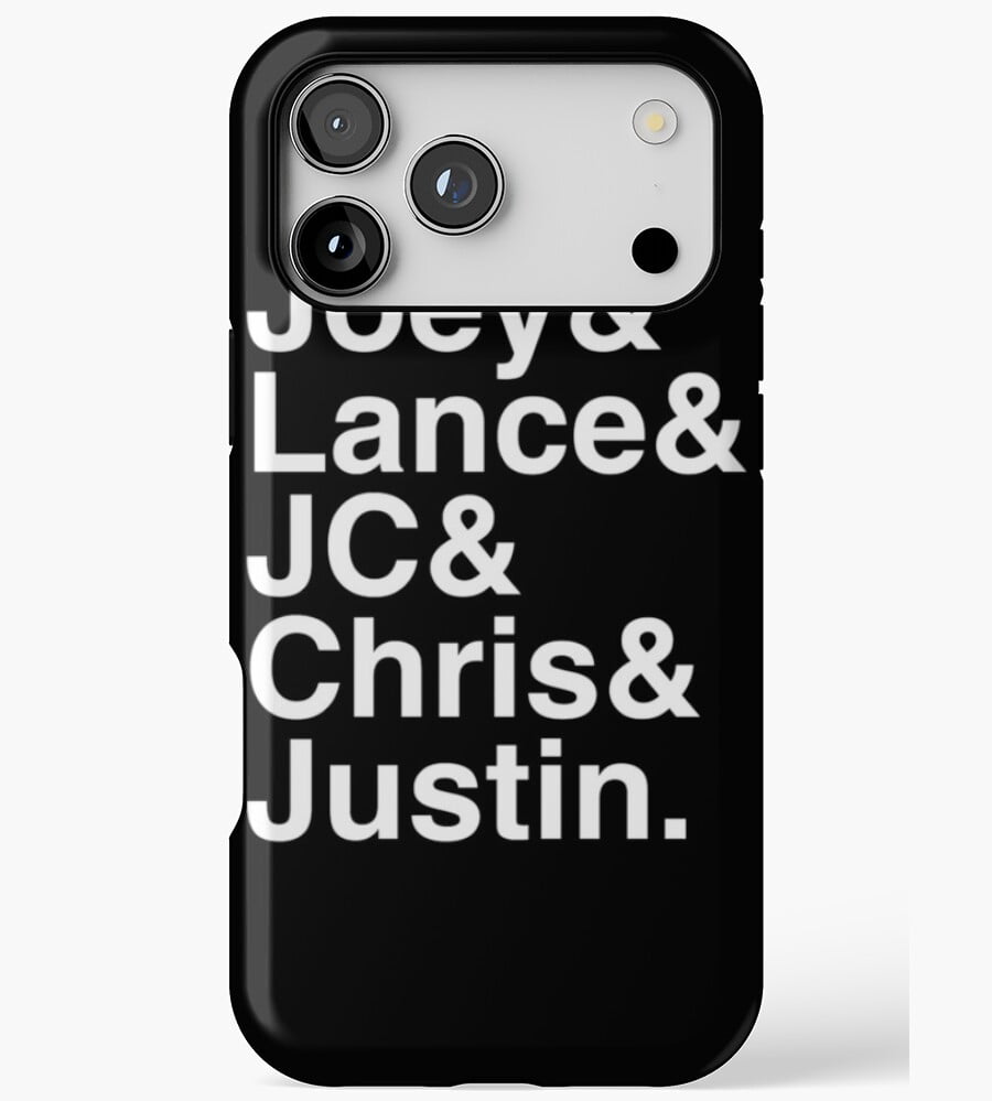 NSYNC Names, Justin JC Joey Lance Chris Typography H1506 Phone Case for ...