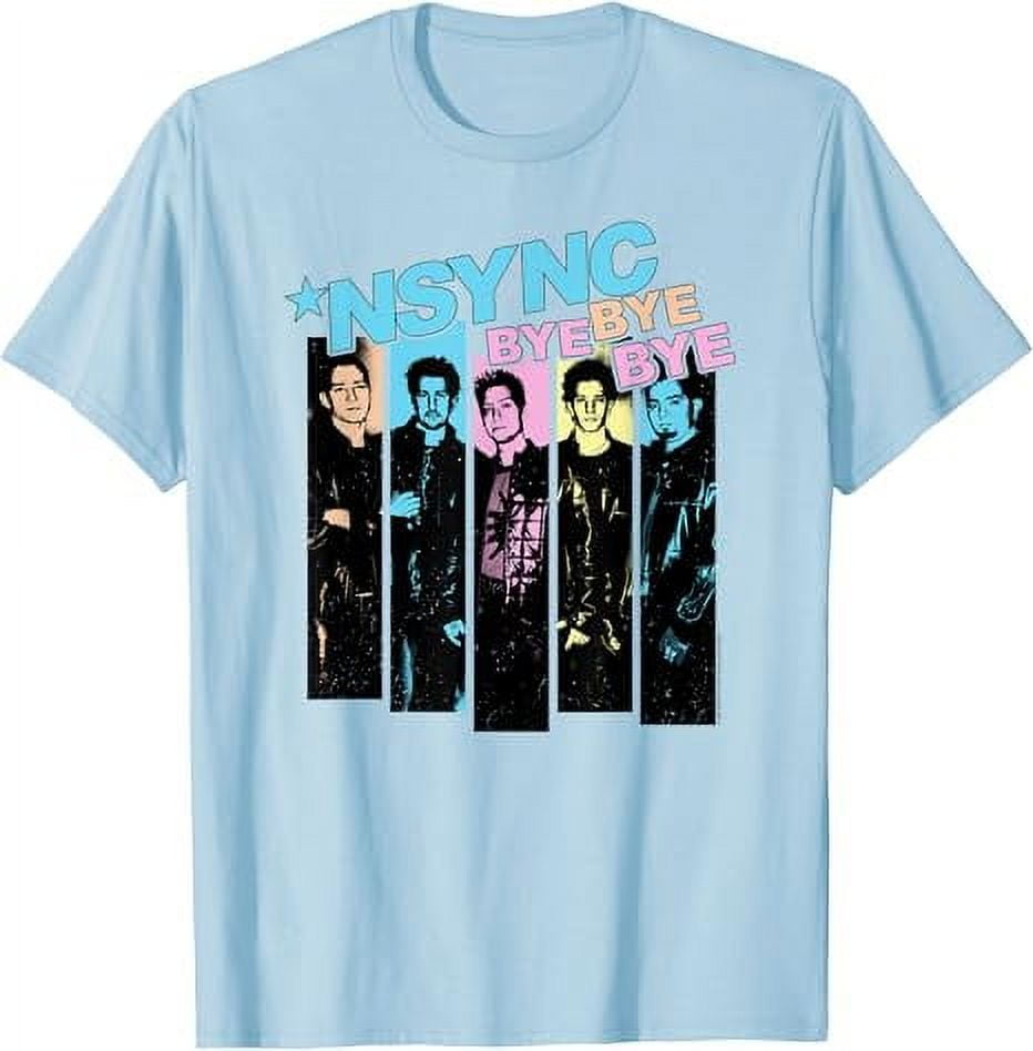 NSYNC Official Neon Bye Bye Bye T-Shirt, Deadpool & Wolverine Song ...